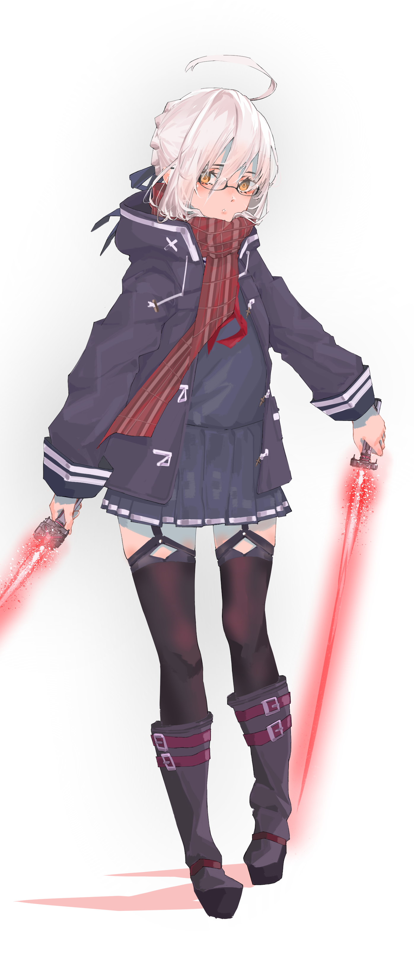 The Big ImageBoard (TBIB) - 1girl absurdres ahoge artoria pendragon (fate) black-framed eyewear ...