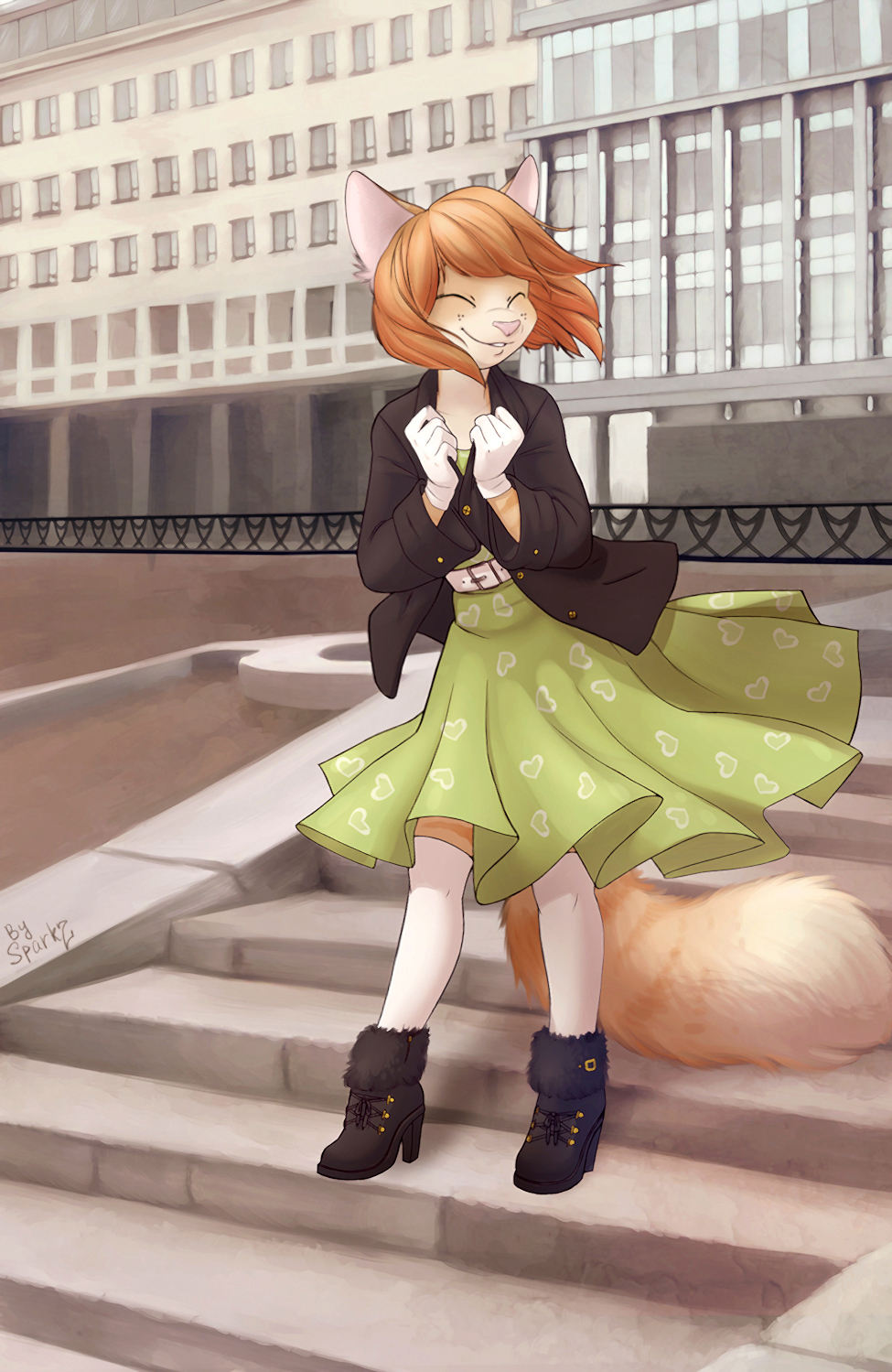 The Big ImageBoard (TBIB) - anthro biped black boots black clothing black footwear black jacket ...