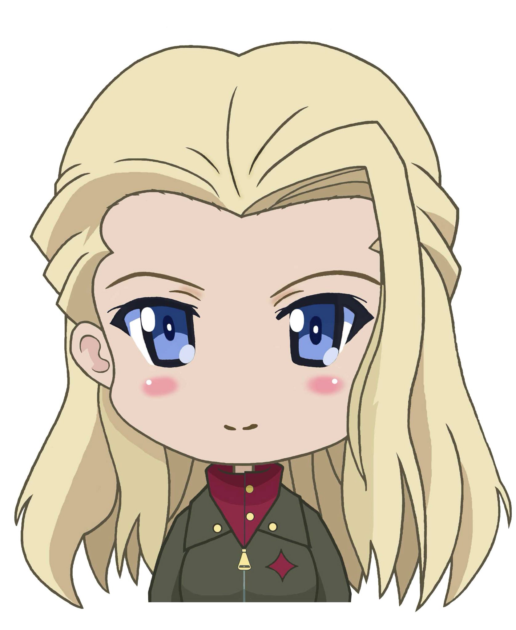 The Big ImageBoard (TBIB) - 1girl blonde hair blue eyes blush chibi ...