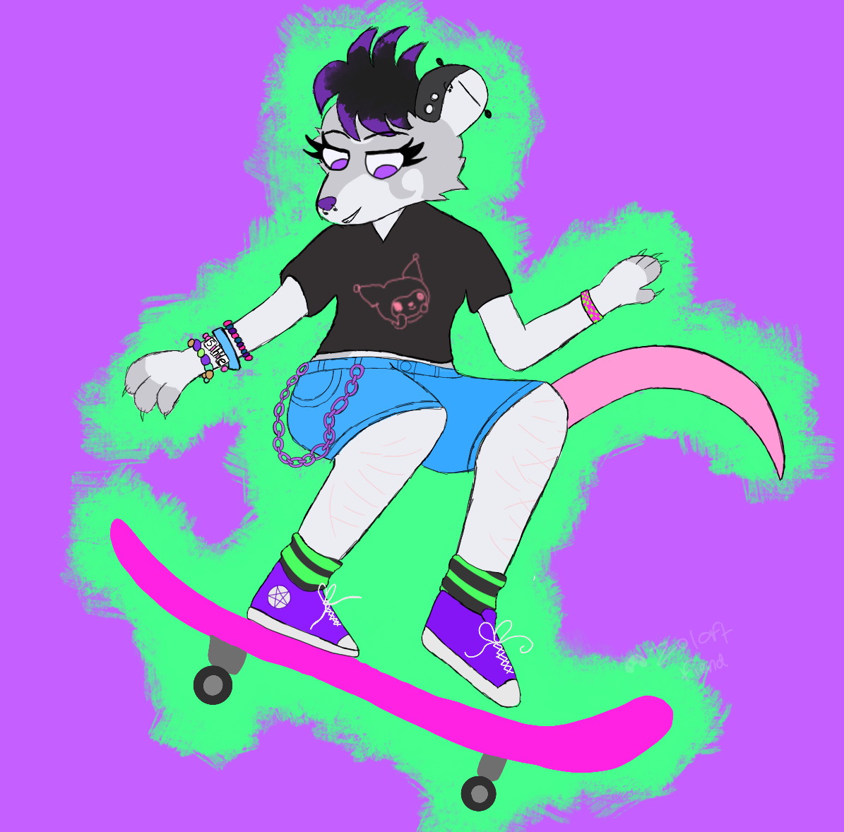 The Big ImageBoard (TBIB) - alternative fashion american opossum anthro ...