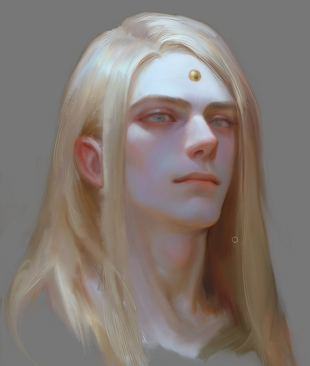 The Big ImageBoard (TBIB) - 1boy adam's apple astarionfxxk blonde hair blue eyes closed mouth ...