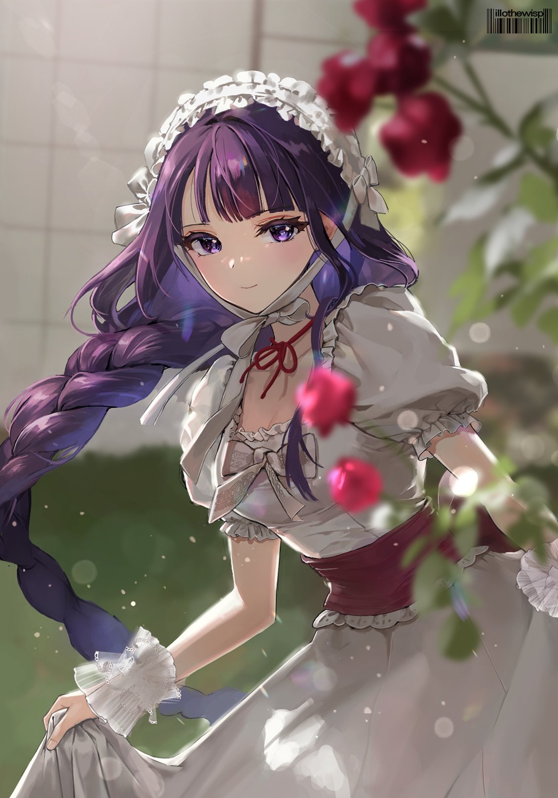 The Big ImageBoard (TBIB) - 1girl aged down alternate costume blurry blurry foreground braid ...