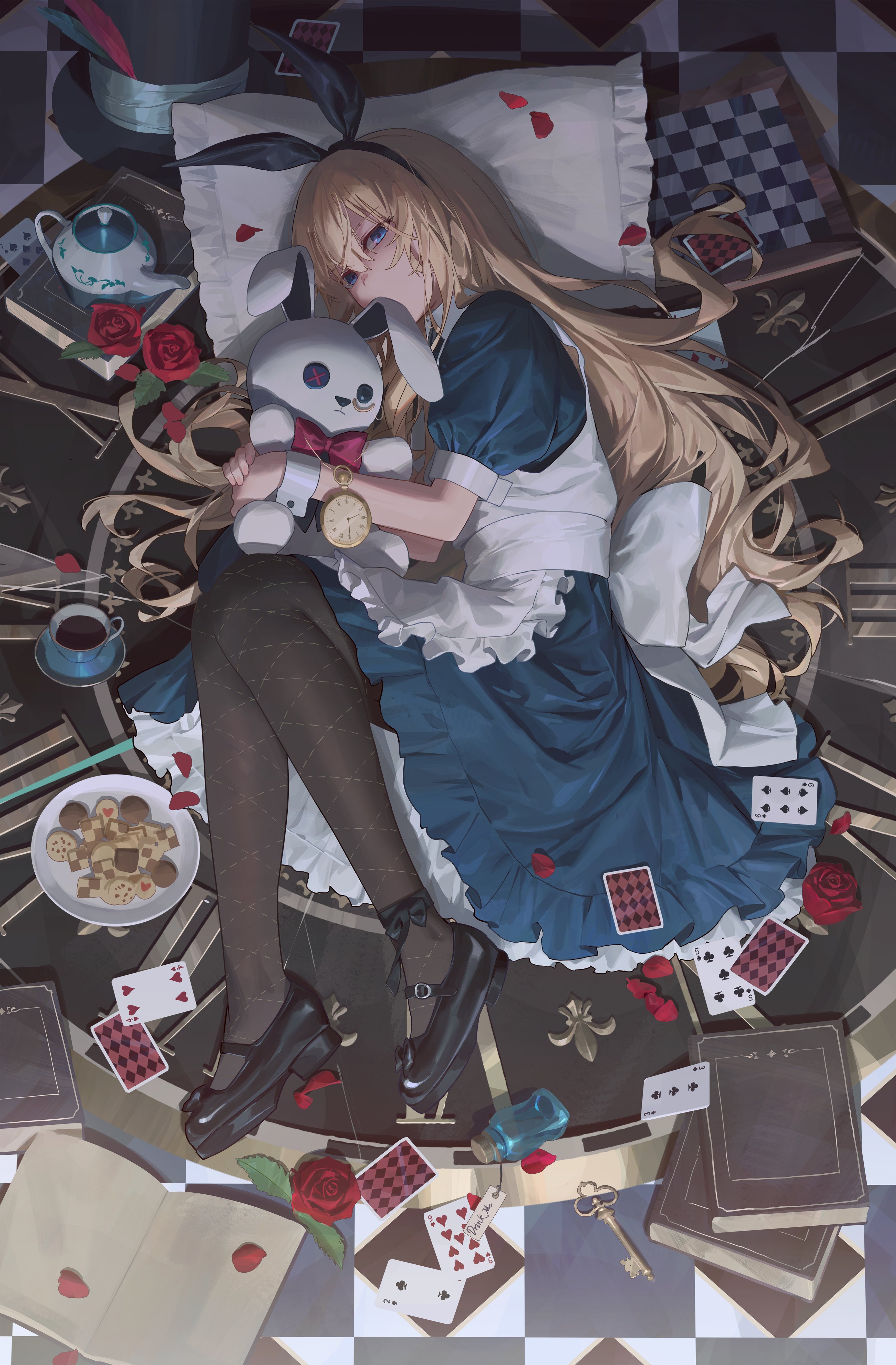 The Big Imageboard Tbib 1girl Absurdres Alice Alice In Wonderland