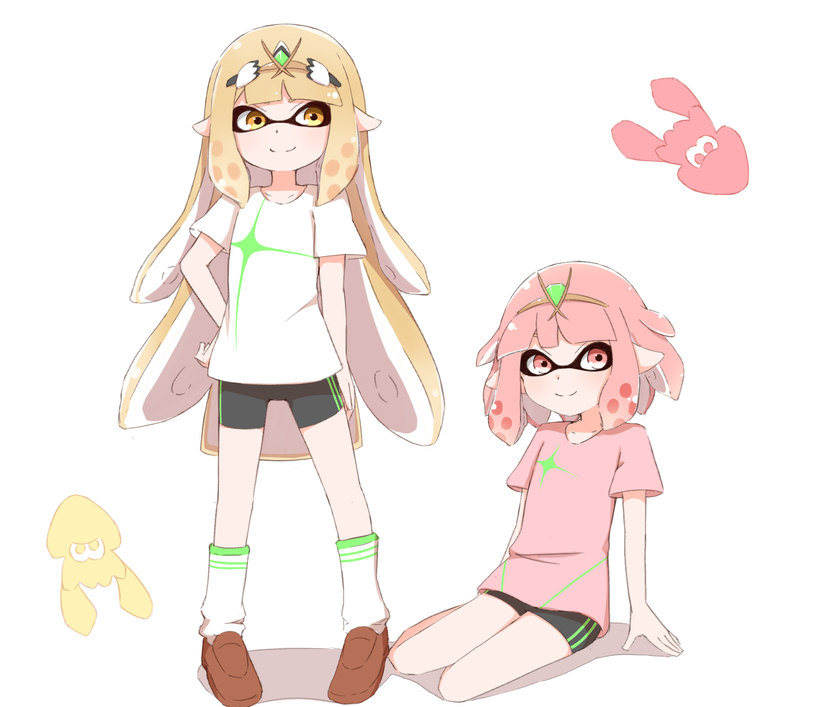 The Big ImageBoard (TBIB) - 2girls alternate species bangs bike shorts ...