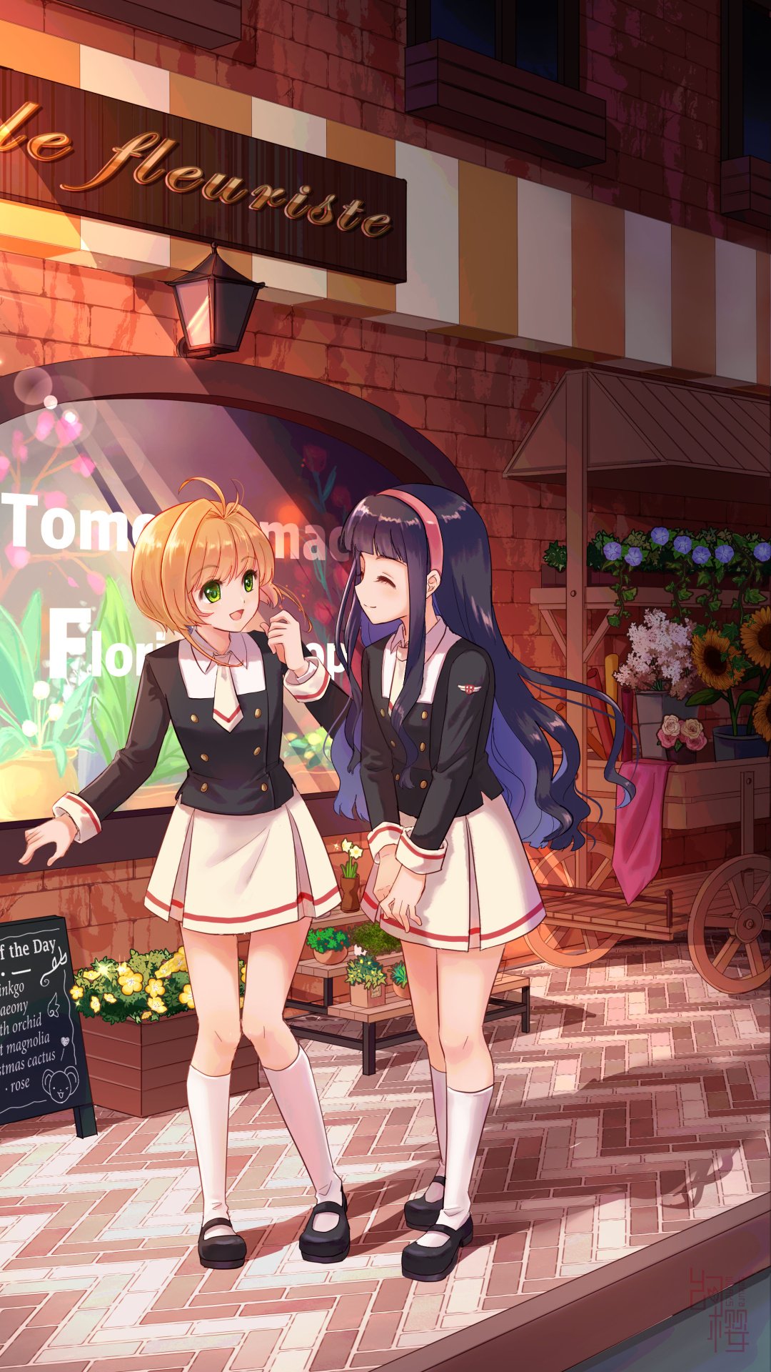 The Big ImageBoard (TBIB) - 2girls alt text antenna hair black footwear black hair black jacket ...