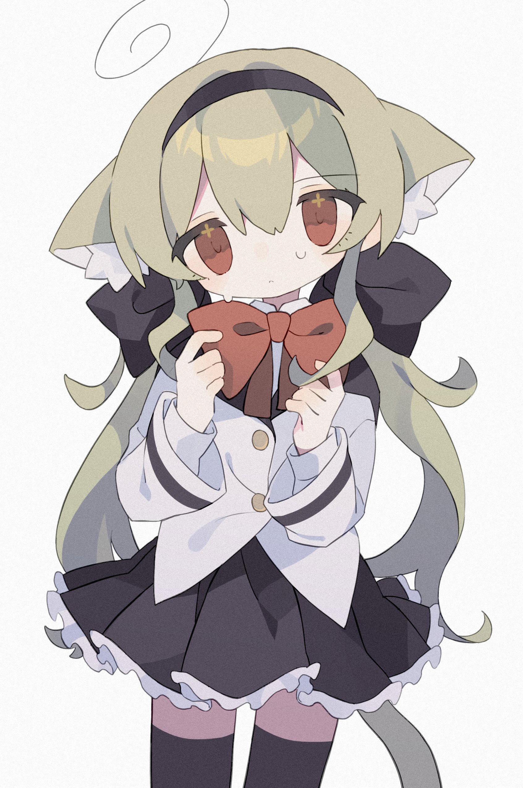 The Big ImageBoard (TBIB) - 1girl absurdres ahoge animal ear fluff animal ears bangs black bow ...