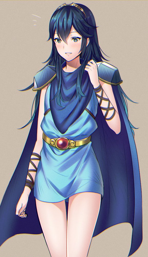 The Big ImageBoard (TBIB) - 1girl alternate costume ameno (a meno0) armor bangs belt blue cape ...