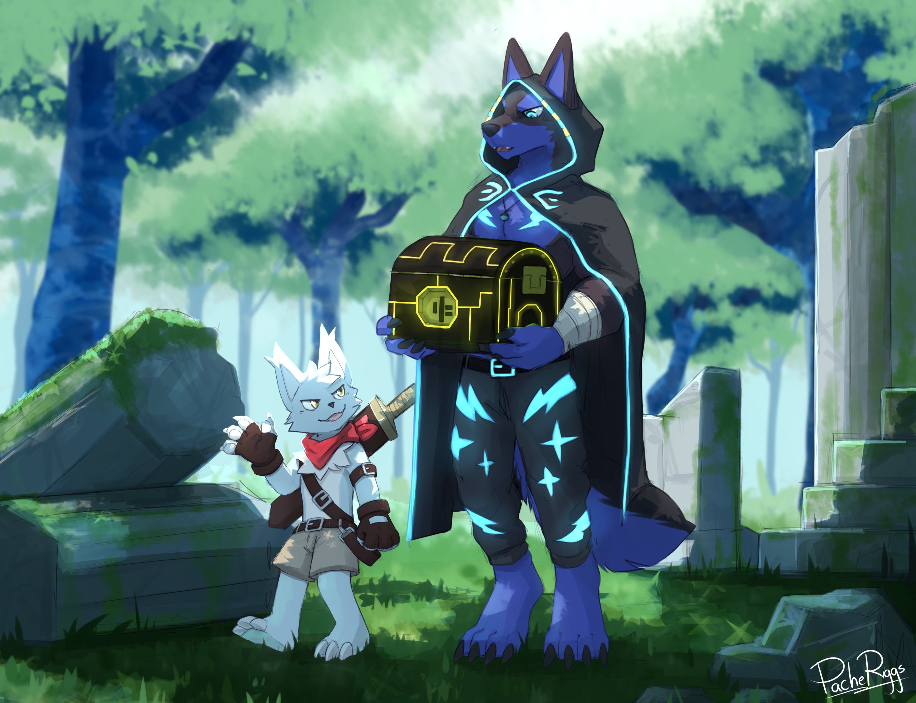 The Big ImageBoard (TBIB) - anthro black body black bottomwear black clothing black ears black ...