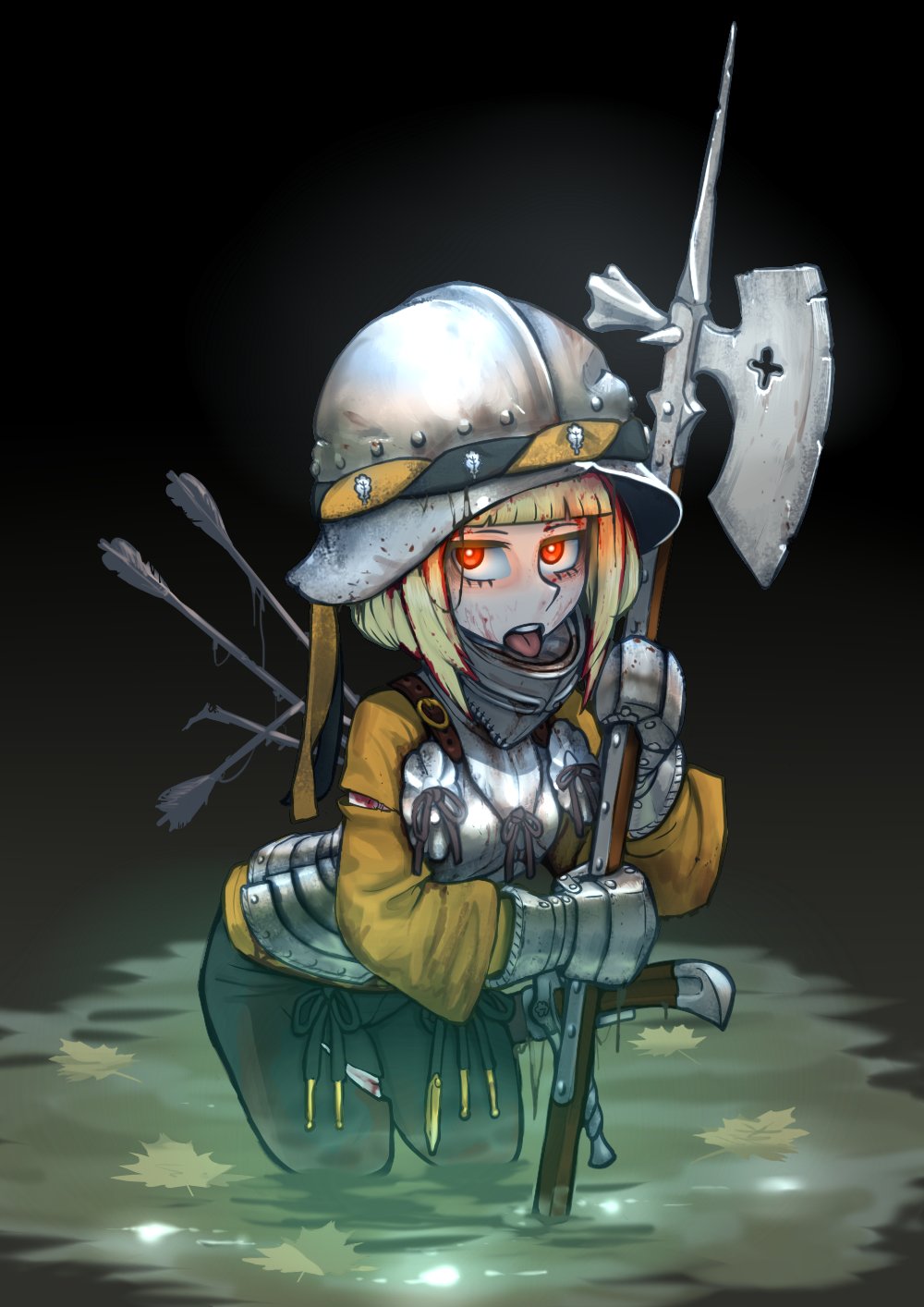 The Big Imageboard Tbib 1girl Armor Armor Request Arrow Projectile 1099