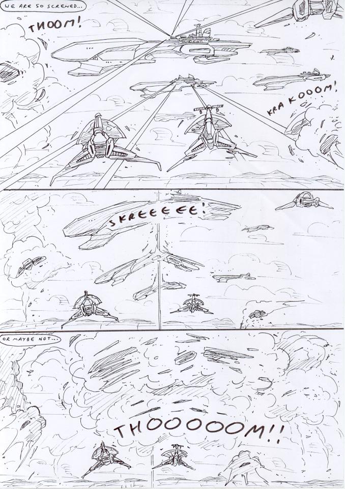 The Big ImageBoard (TBIB) - aircraft battle black and white cloud comic destroyed vehicle ...