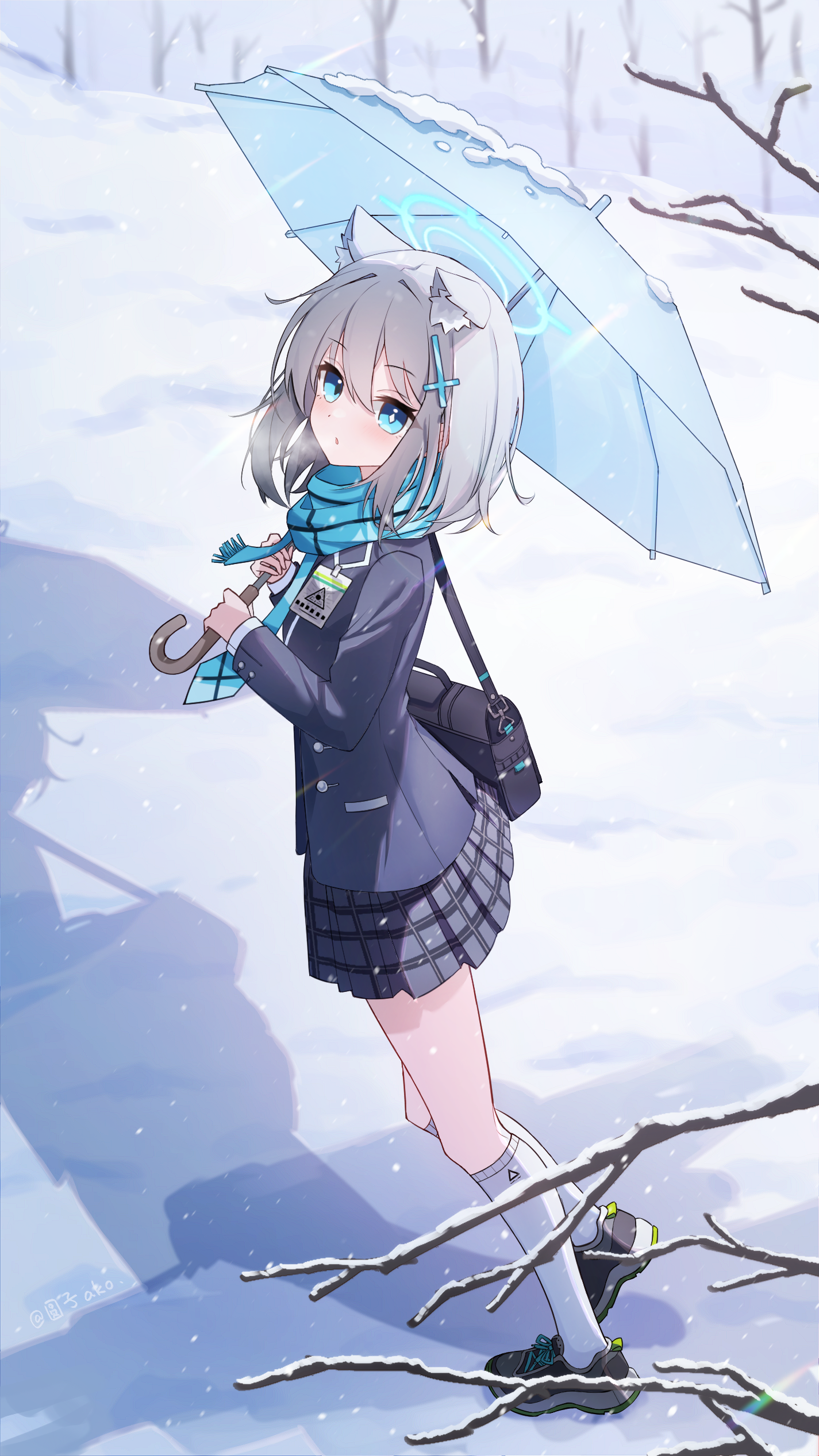 The Big ImageBoard (TBIB) - 1girl :o absurdres animal ear fluff animal ...