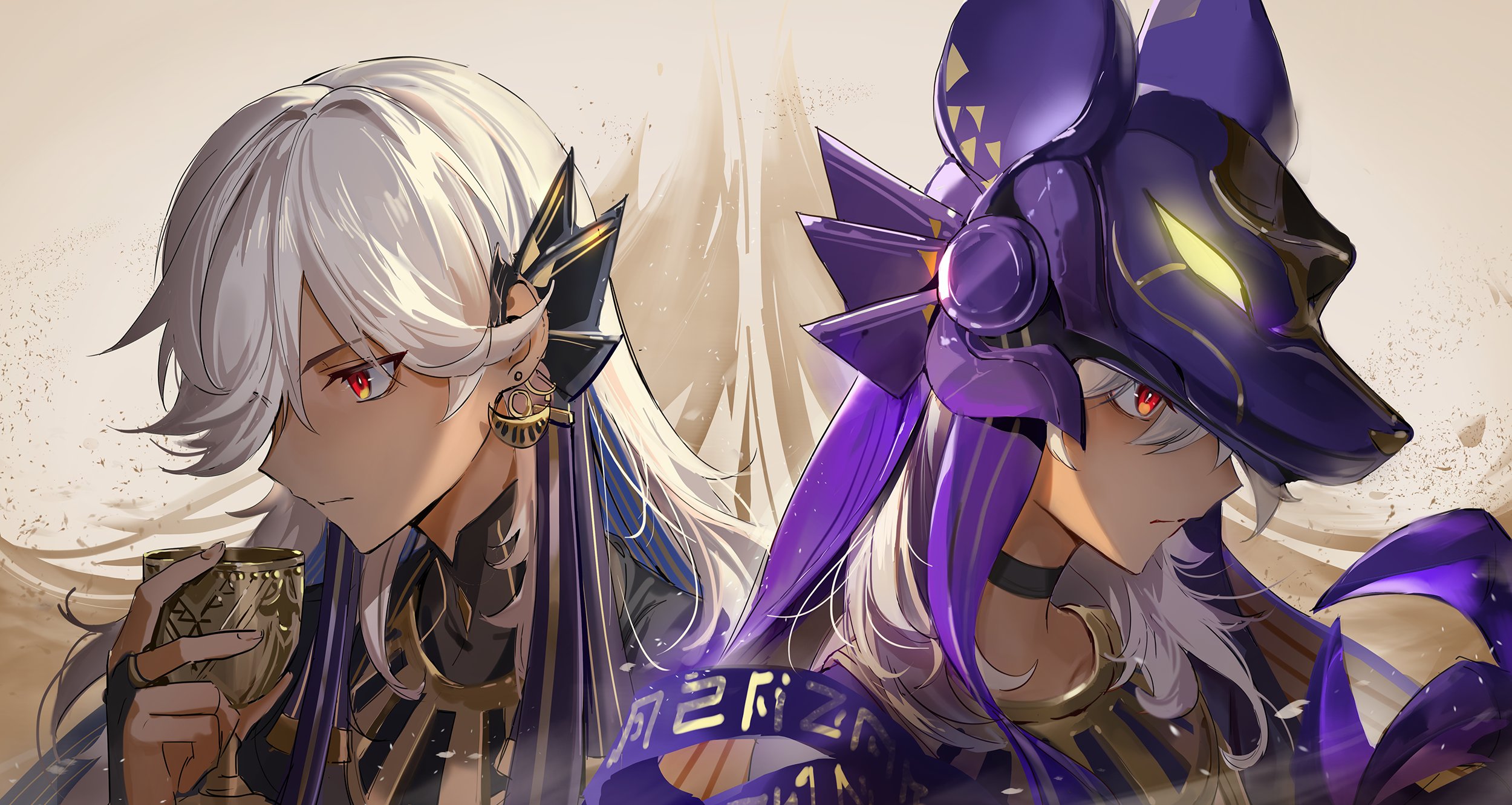 The Big ImageBoard (TBIB) - 0jae 2boys animal ears animal hat arabian ...