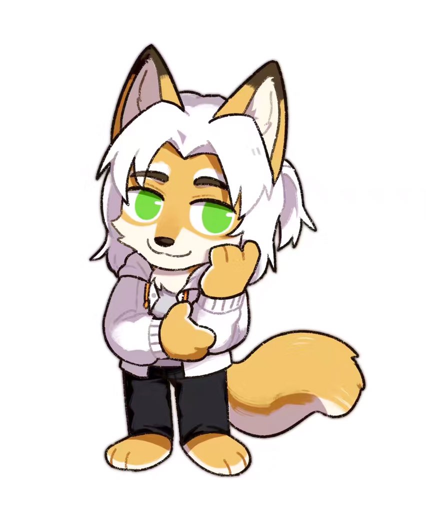 The Big ImageBoard (TBIB) - anthro asnnonaka black bottomwear black clothing black eyebrows ...