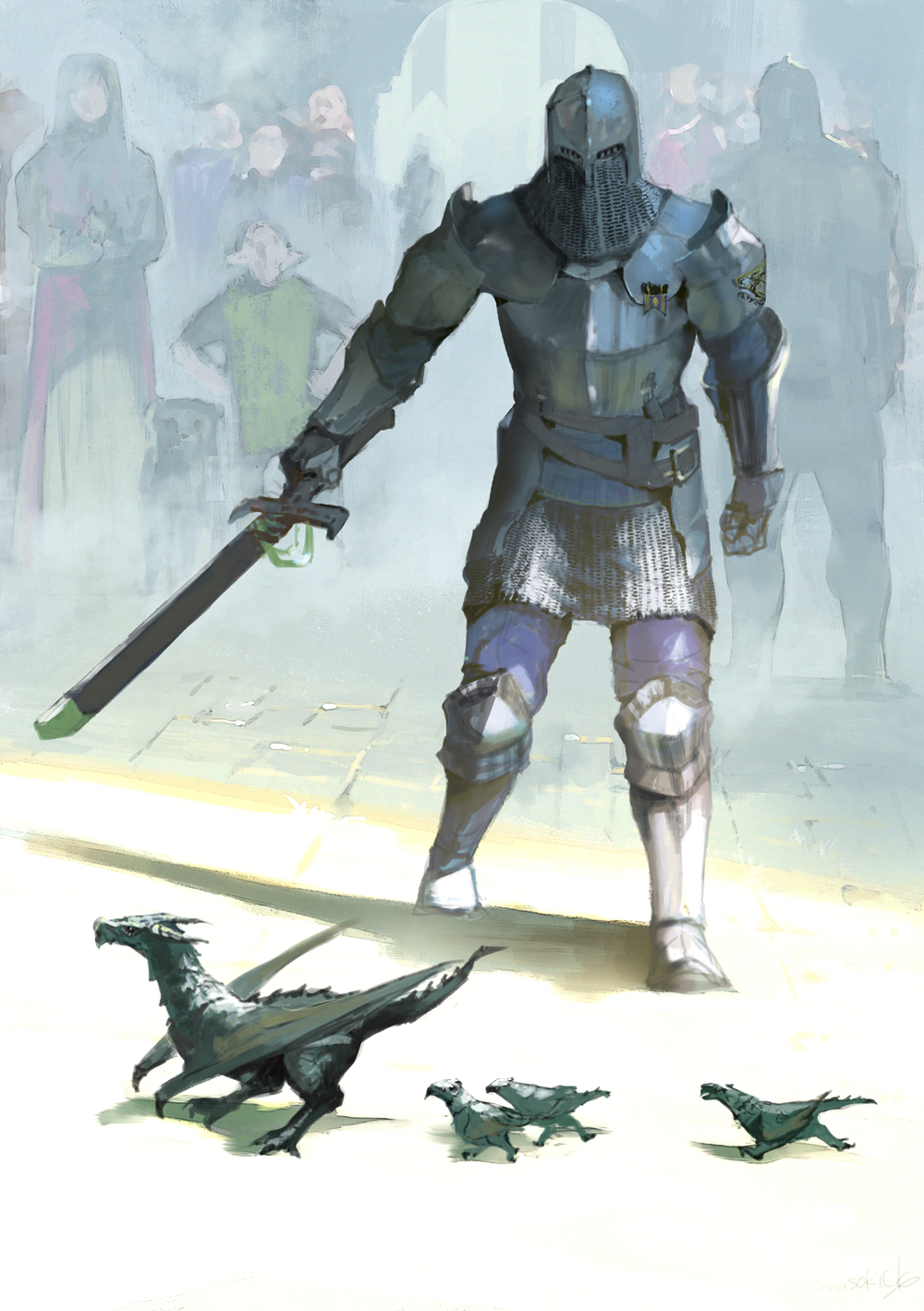 The Big ImageBoard (TBIB) - 1other armor armored boots blue pants boots breastplate chainmail ...