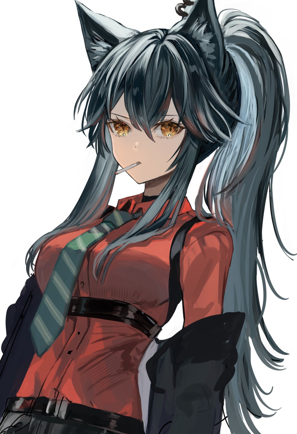 The Big ImageBoard (TBIB) - 1girl animal ear fluff animal ears arknights bad id bad twitter id ...