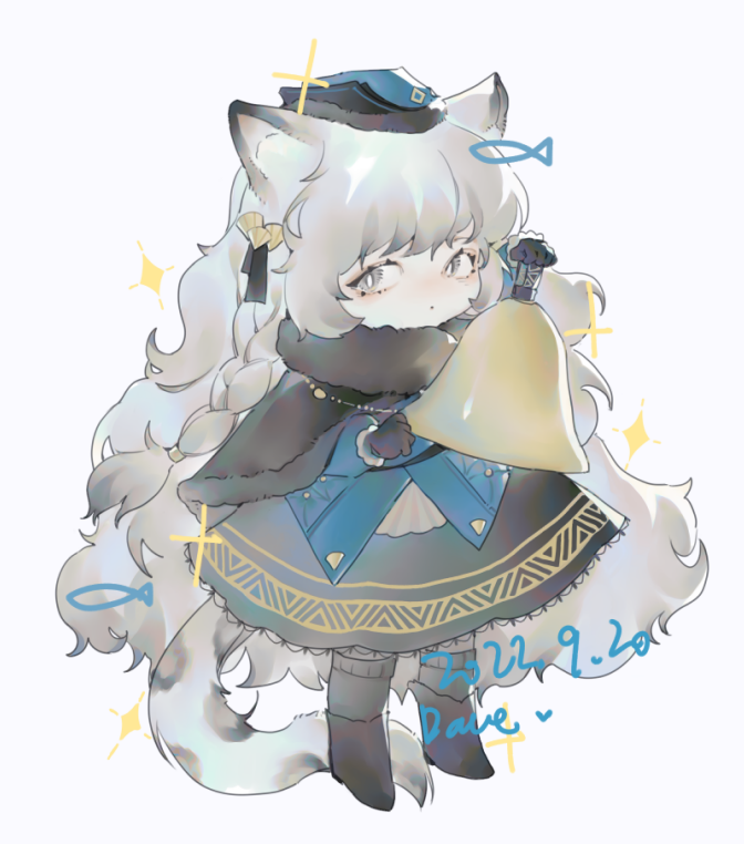 The Big ImageBoard (TBIB) - 1girl 2409819847 animal ear fluff animal ears arknights black cloak ...