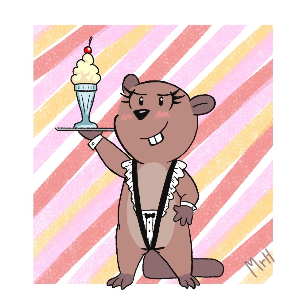 The Big ImageBoard (TBIB) - beaver bedroom eyes beverage blush brown ...