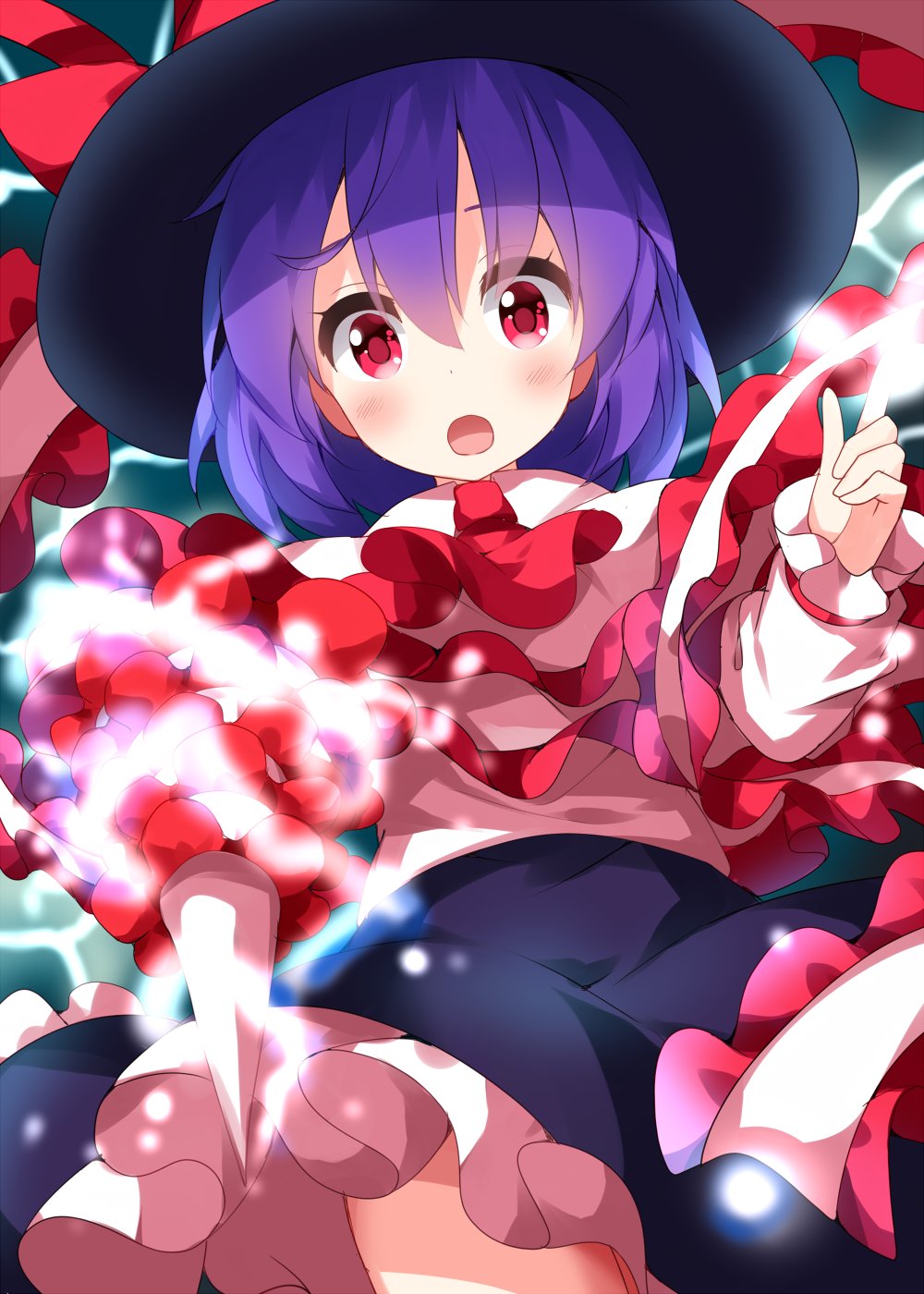 The Big ImageBoard (TBIB) - 1girl black footwear black headwear black skirt bow capelet drill ...