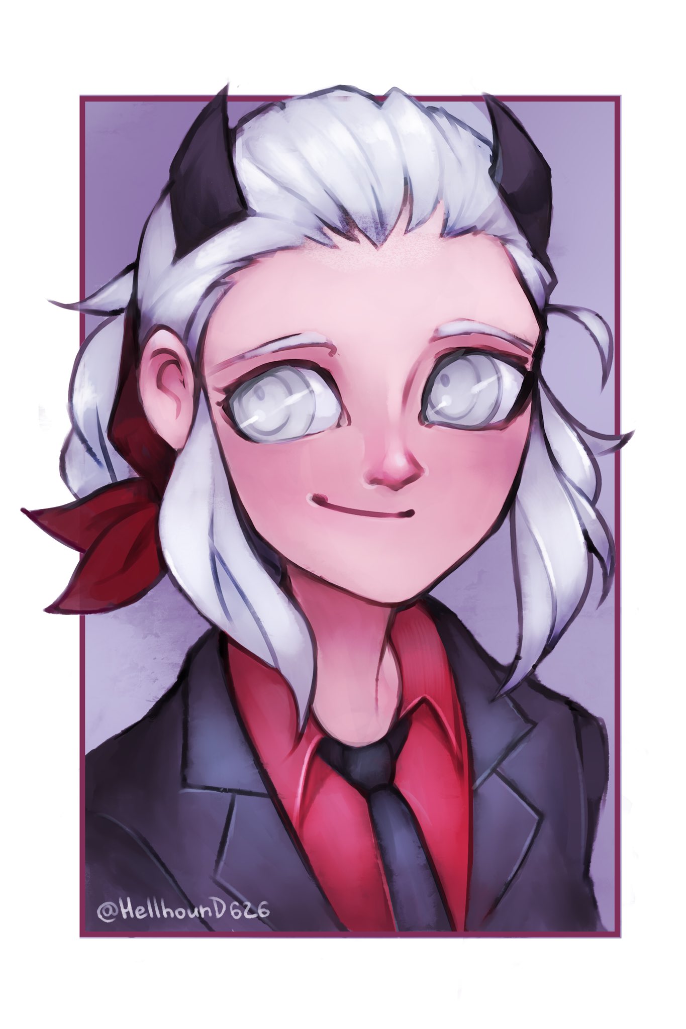 The Big ImageBoard (TBIB) - 1girl bandana black horns black jacket ...