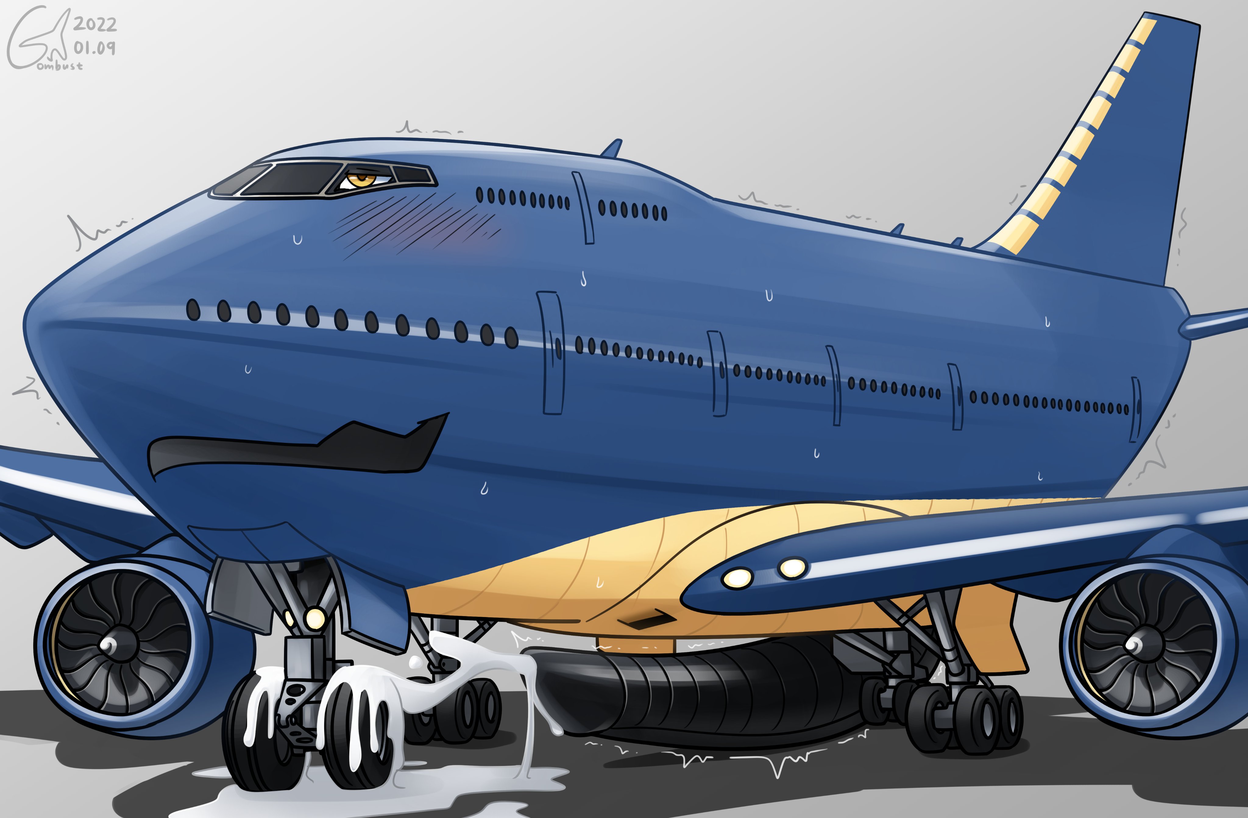 The Big Imageboard Tbib 2022 Absurd Res Aircraft Airplane Animate