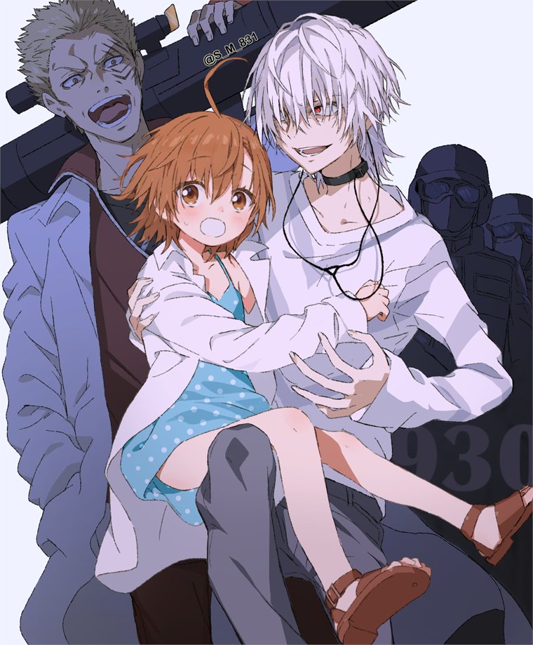 The Big ImageBoard (TBIB) - 1girl 2boys accelerator (toaru majutsu no ...