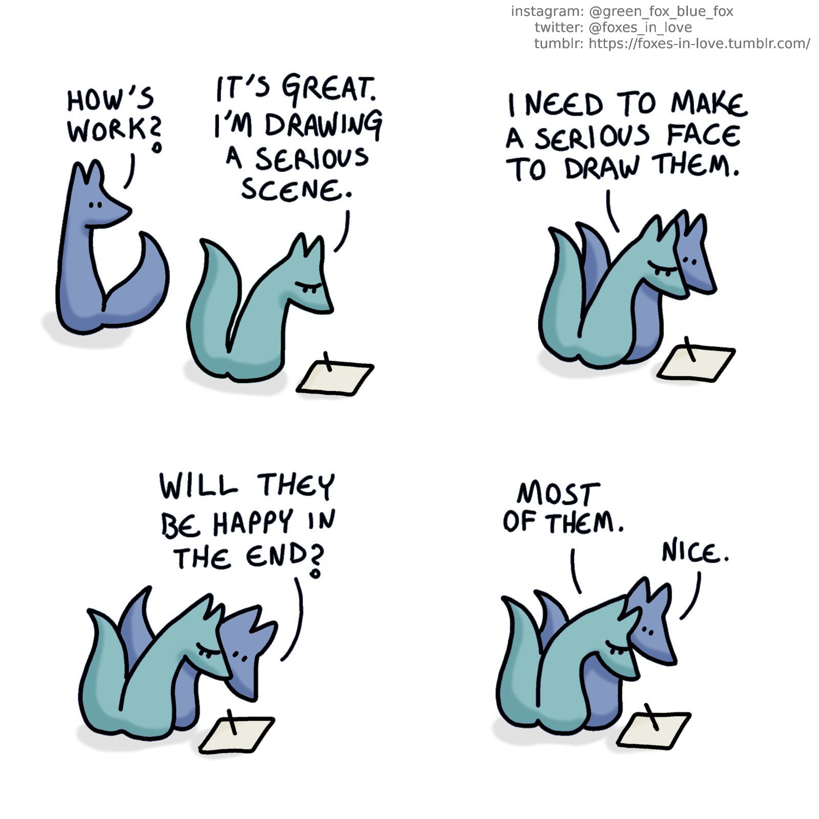 The Big Imageboard Tbib 11 Ambiguous Gender Blue Body Blue Fox Foxes In Love Blue Fur