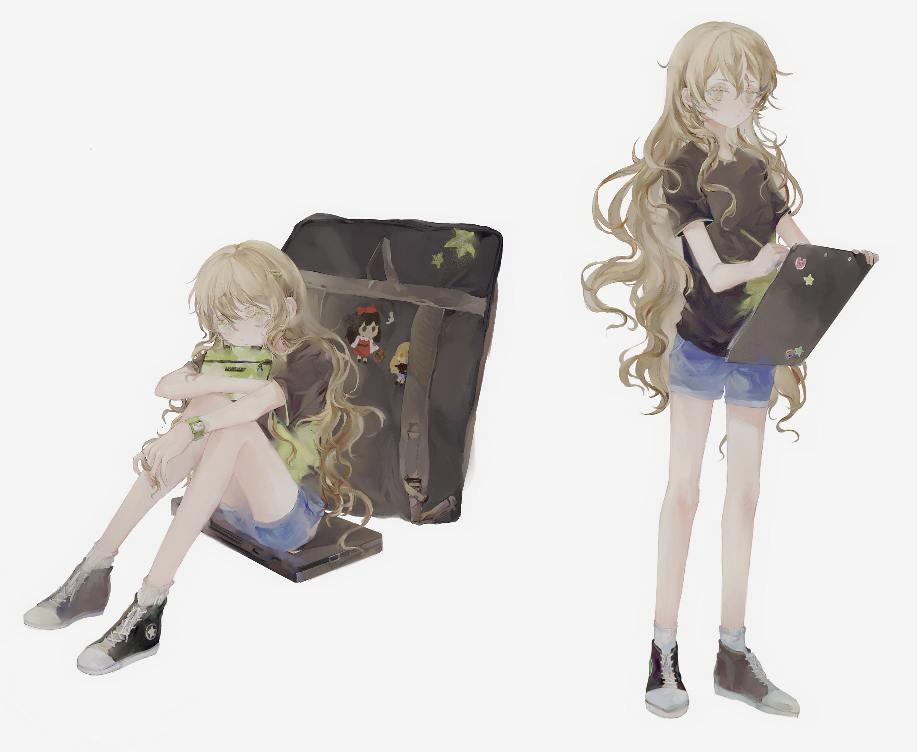 The Big Imageboard Tbib 1girl Absurdres Alternate Costume Backpack