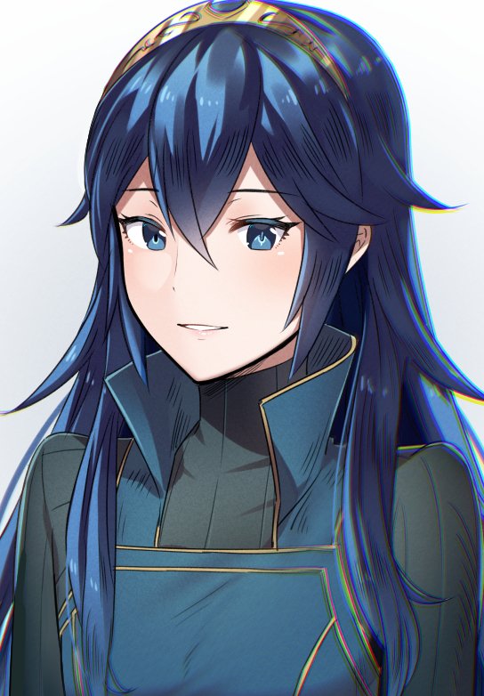 The Big ImageBoard (TBIB) - 1girl ameno (a meno0) bangs black sweater blue eyes blue hair fire ...