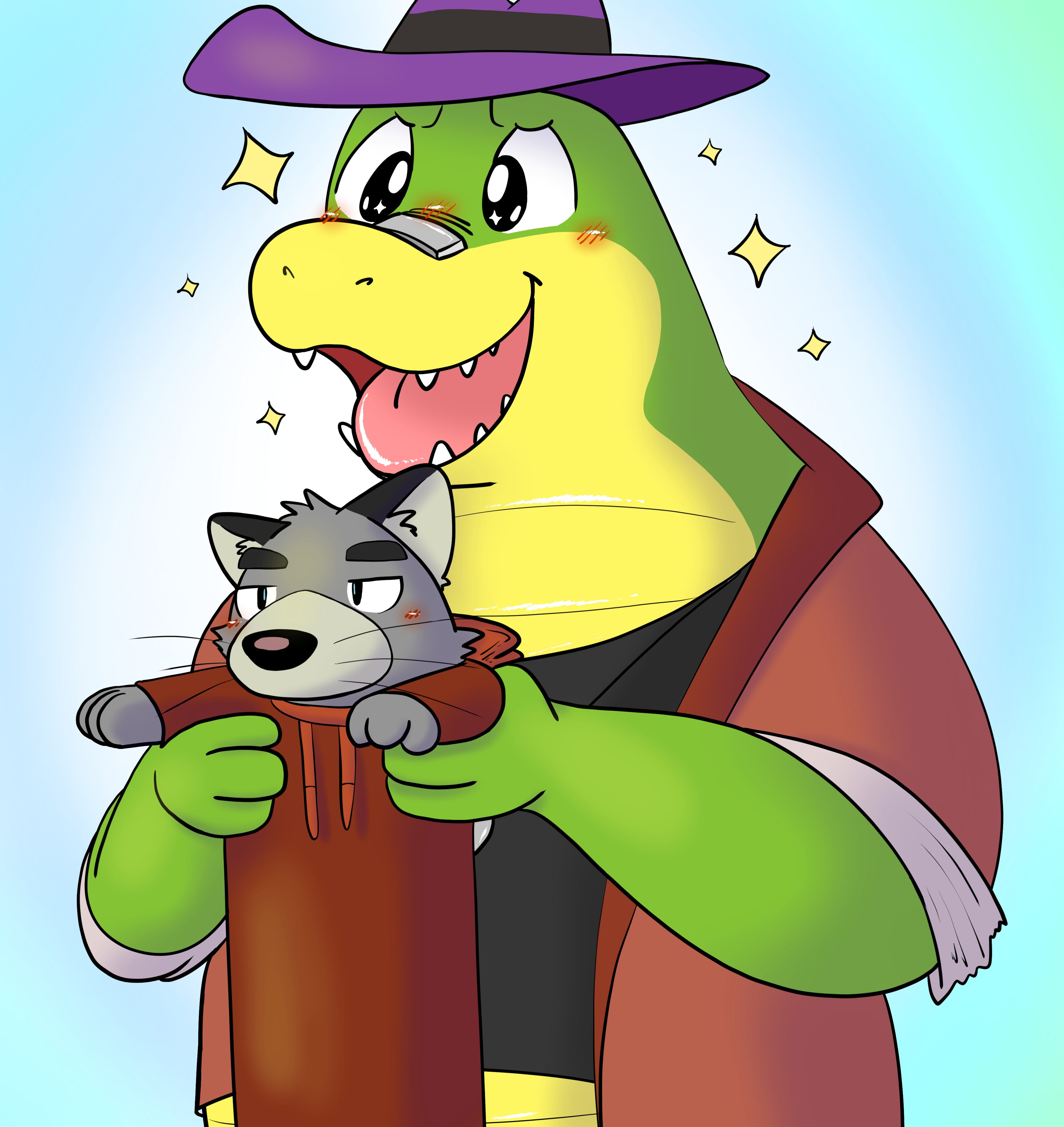 The Big ImageBoard (TBIB) - 2022 absurd res alligator alligatorid anthro biped black nose blush ...