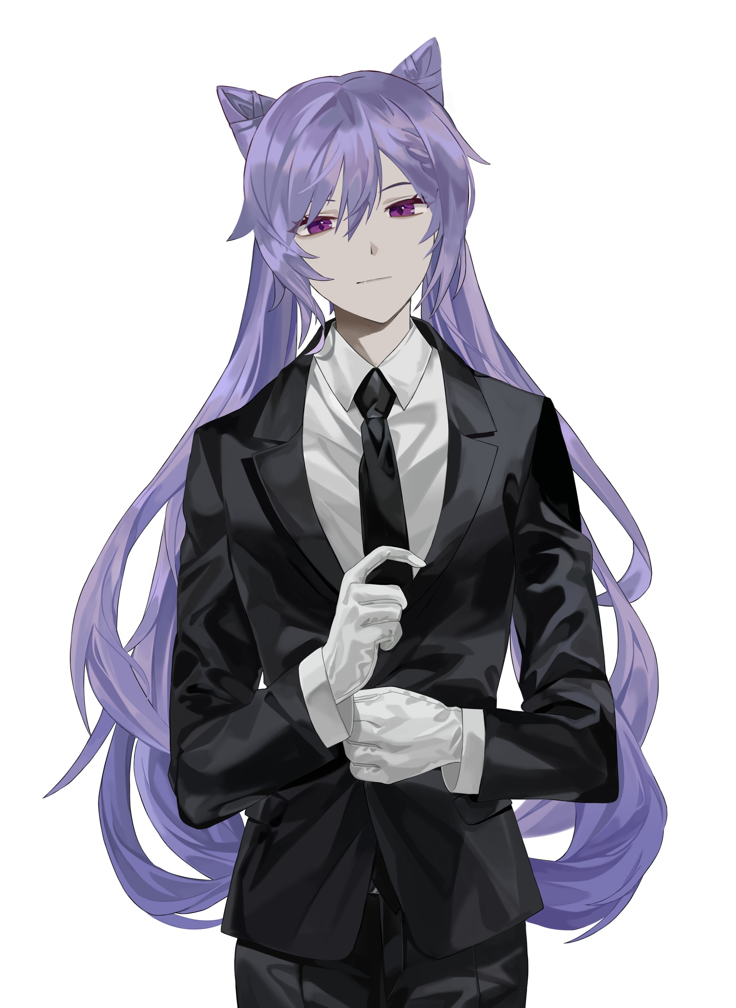 The Big ImageBoard (TBIB) - 1girl absurdres alternate costume black jacket black necktie black ...