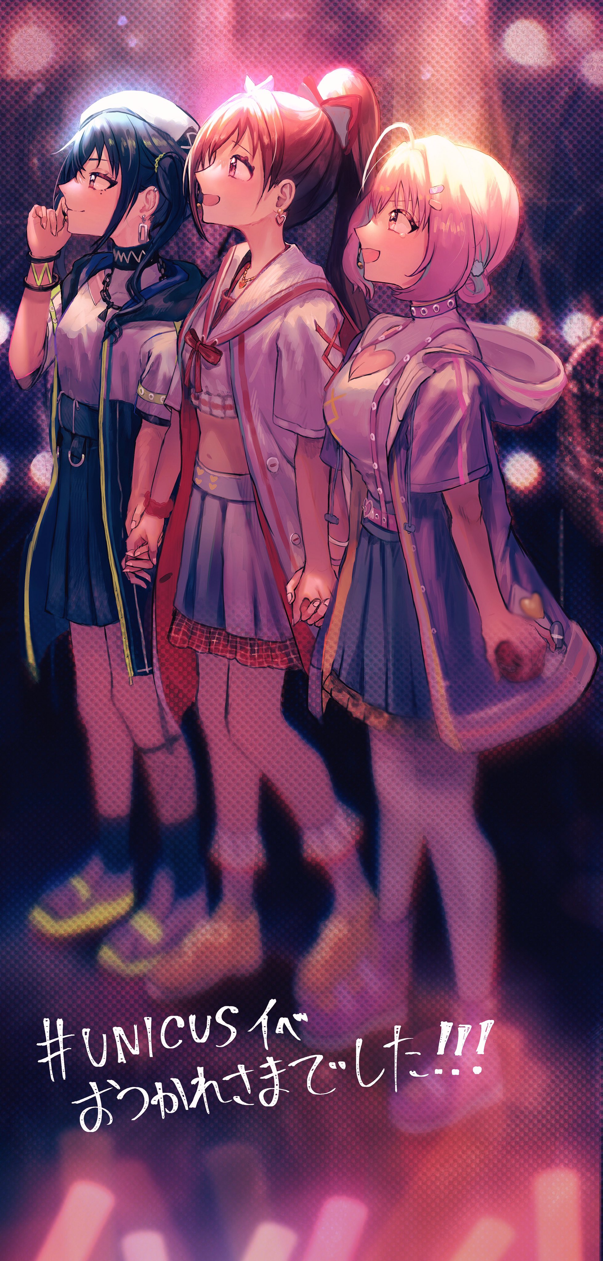 The Big ImageBoard (TBIB) - #unicus (idolmaster) 3girls absurdres ahoge antenna hair blush ...