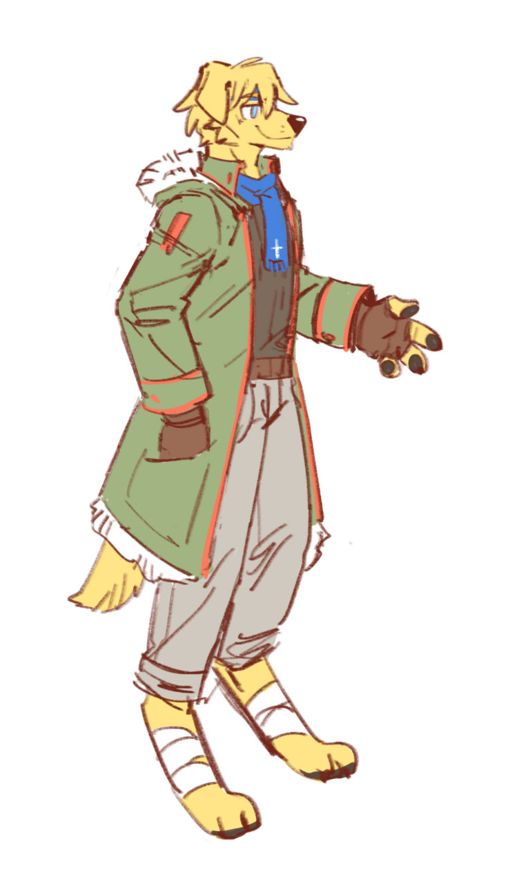 The Big ImageBoard (TBIB) - 3:5 anthro asnnonaka bird dog black clothing black nose black ...