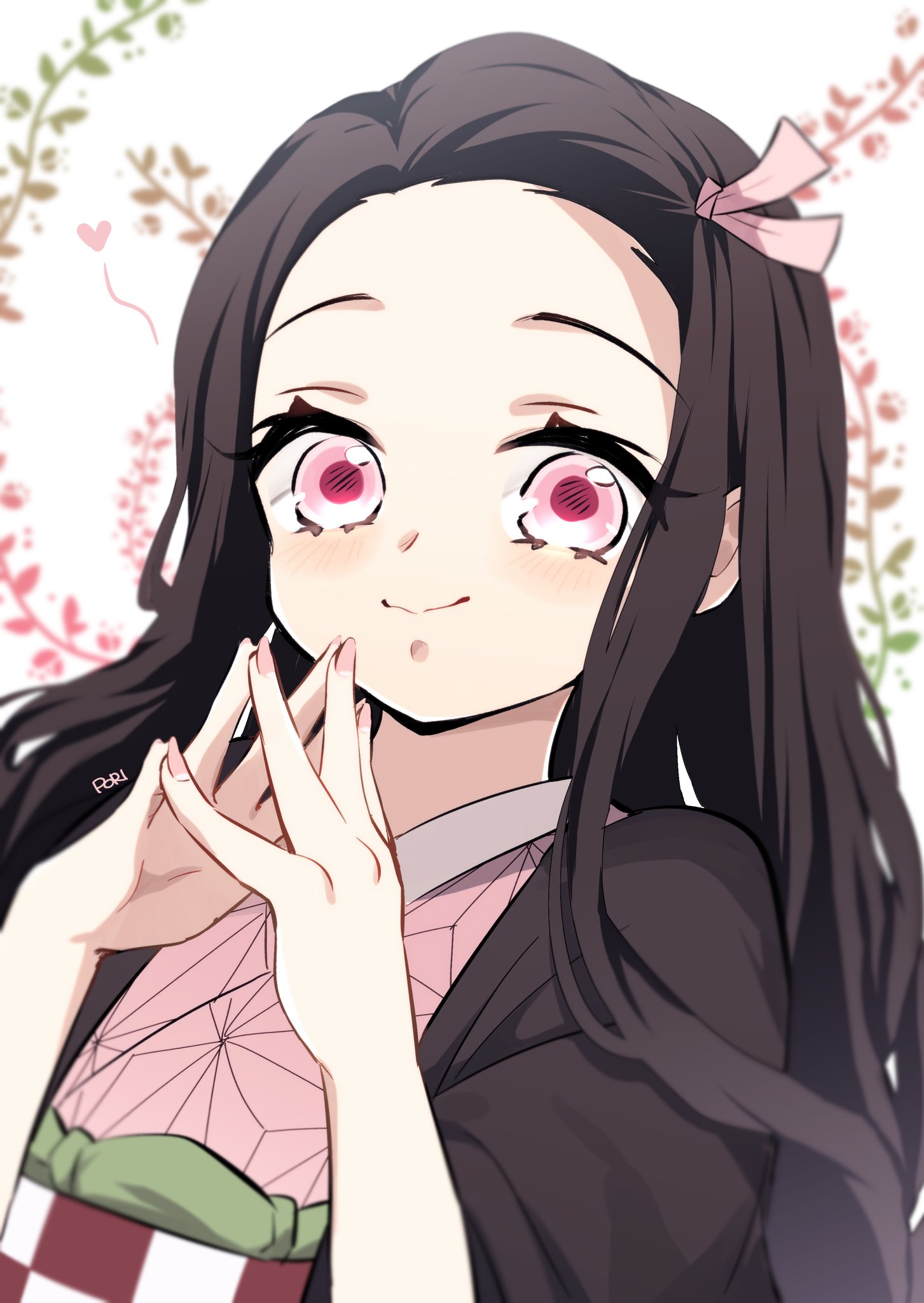 The Big ImageBoard (TBIB) - 1girl black hair closed mouth forehead hair ...