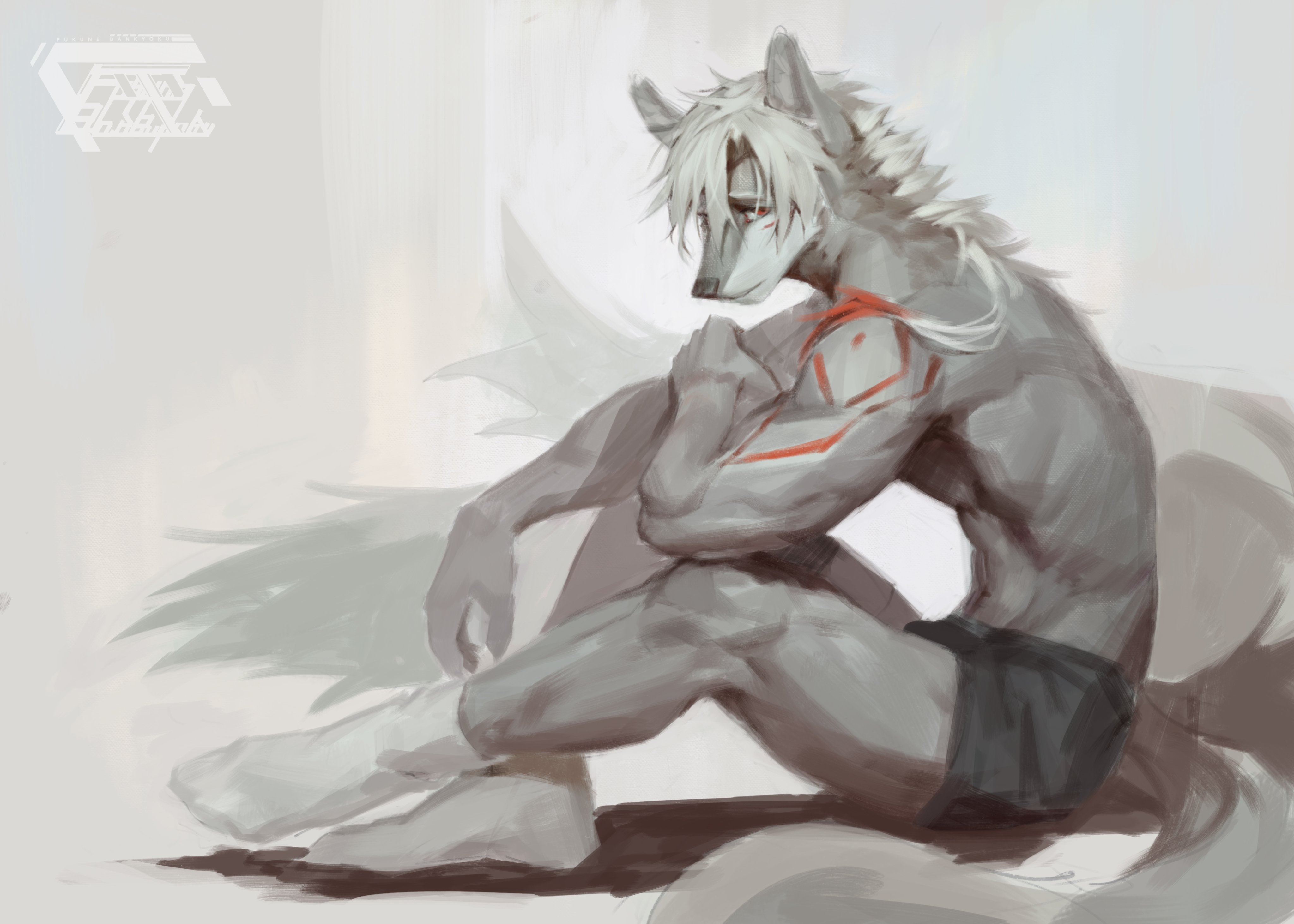 The Big ImageBoard (TBIB) - absurd res anthro arm markings artist logo awaldkize black ...