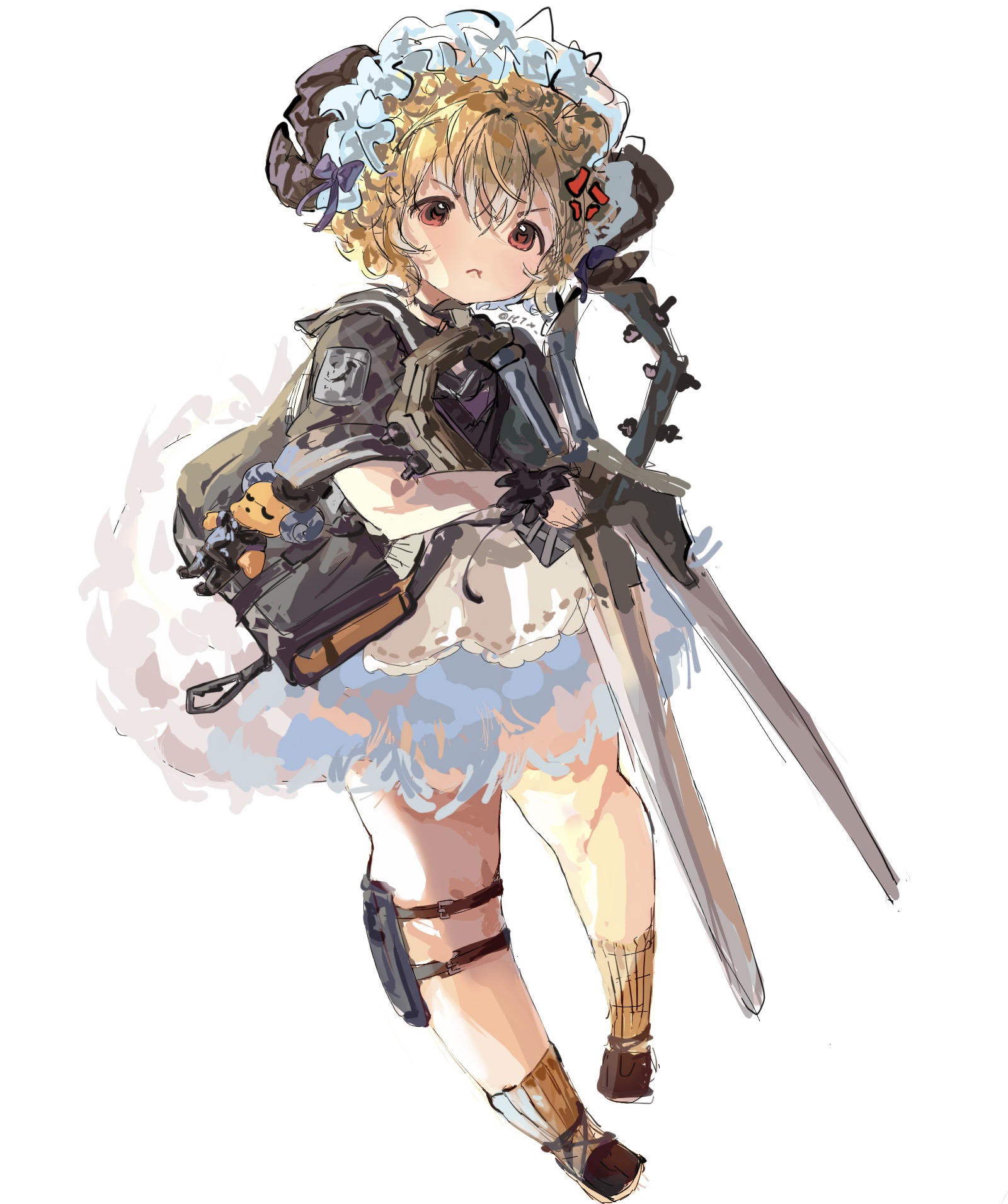 The Big ImageBoard (TBIB) - 1girl 1t674 :t anger vein arknights bangs bena (arknights) black ...