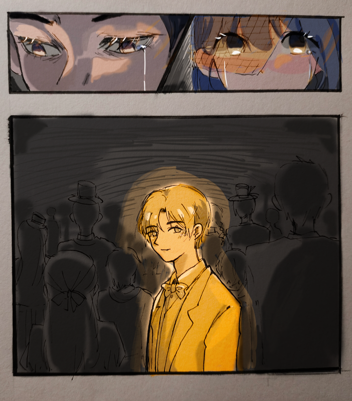 The Big ImageBoard (TBIB) - 1girl 2boys benson moretti black veil blush ...