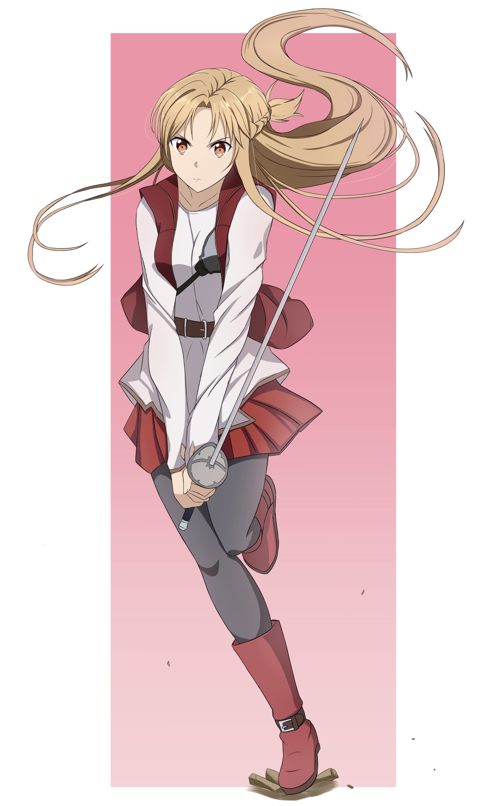 The Big ImageBoard (TBIB) - 1girl absurdres asuna (sao) belt border ...