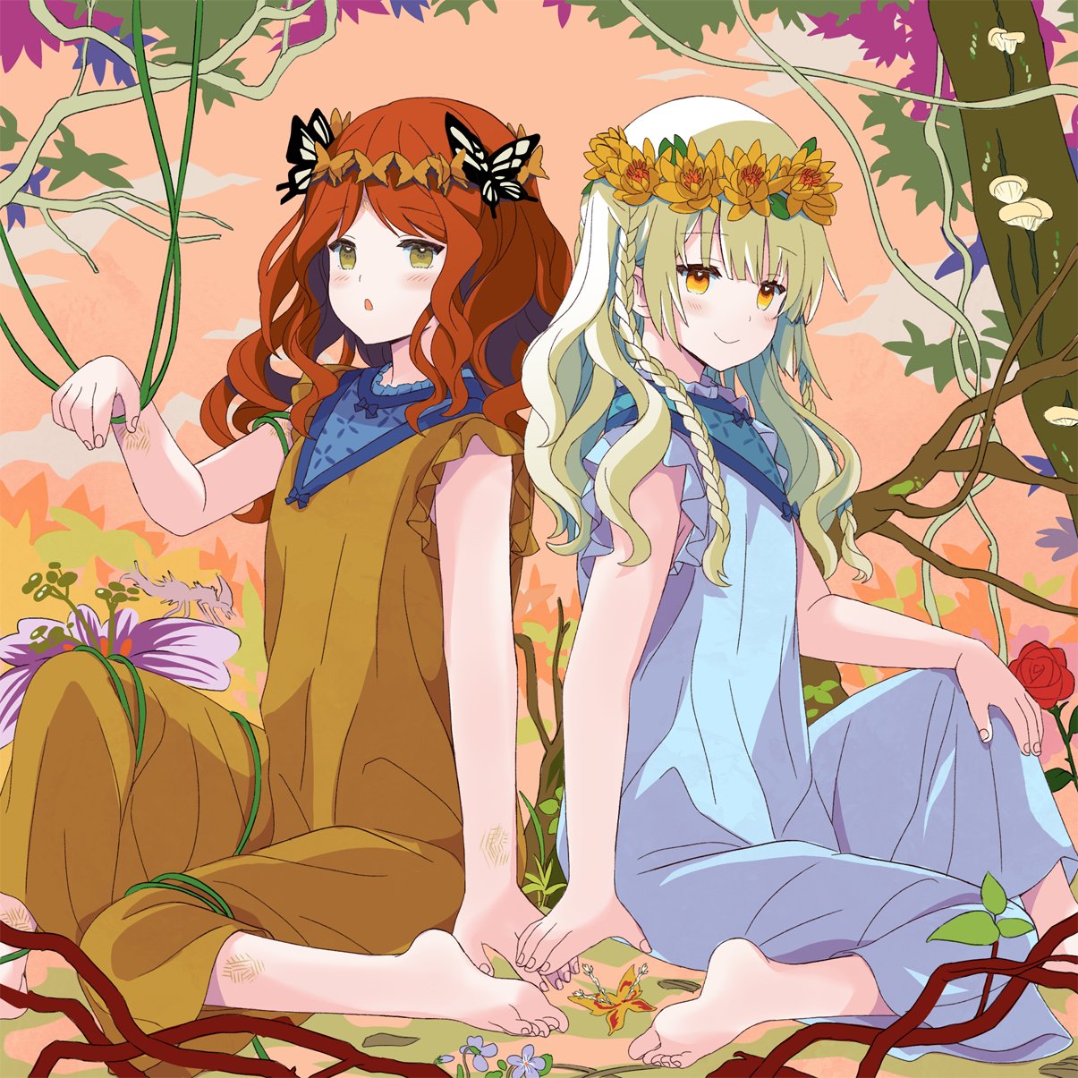 The Big ImageBoard (TBIB) - 1boy 1girl aged down blonde hair blush braid brother and sister ...