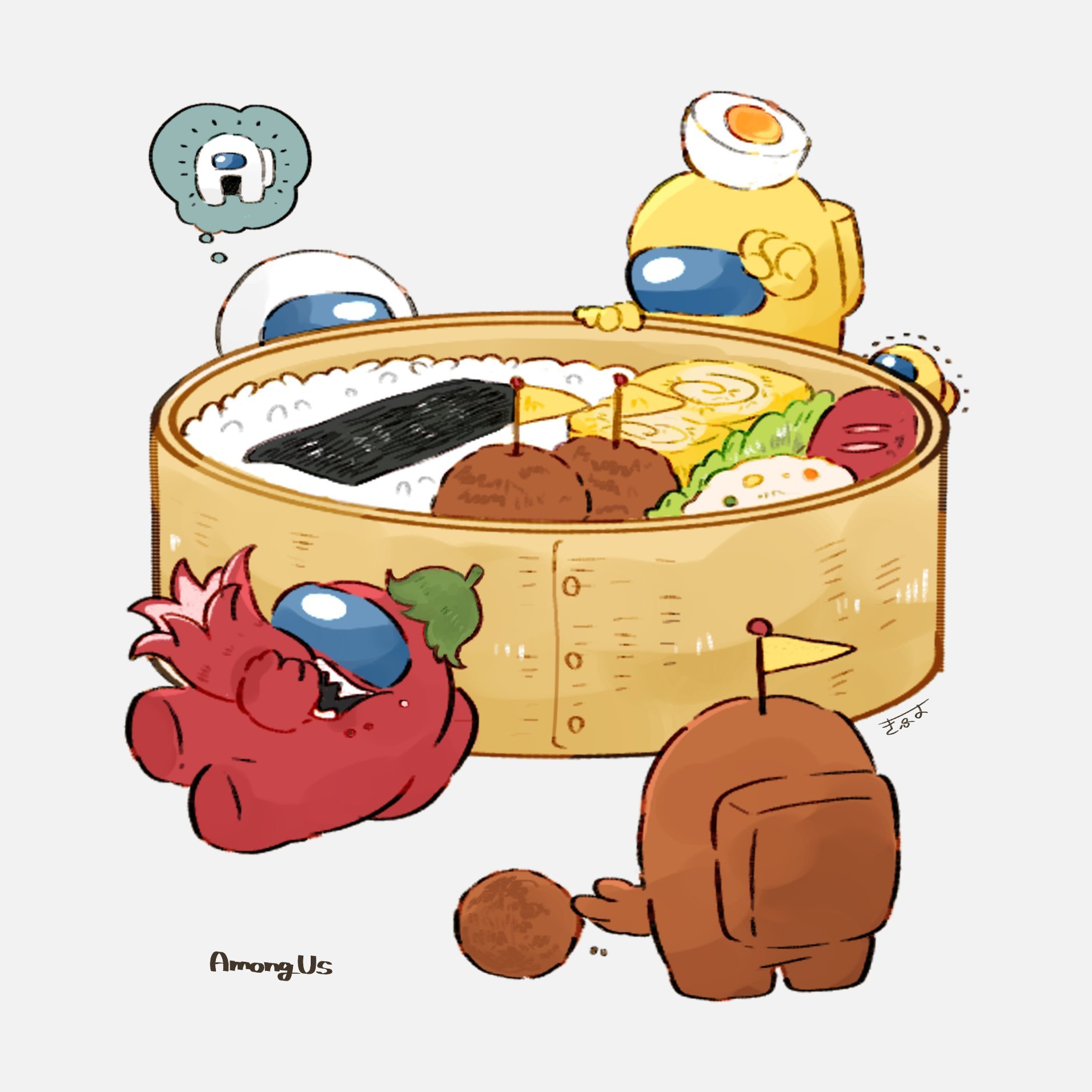 The Big ImageBoard (TBIB) - 5others among us bento brown (among us ...