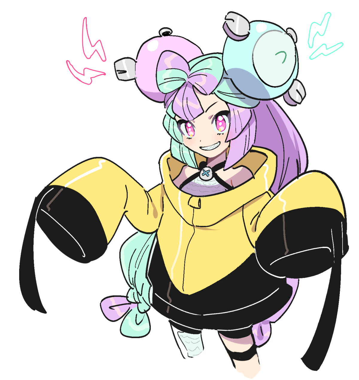 The Big ImageBoard (TBIB) - 1girl aqua hair dede (qwea 00000) highres ...