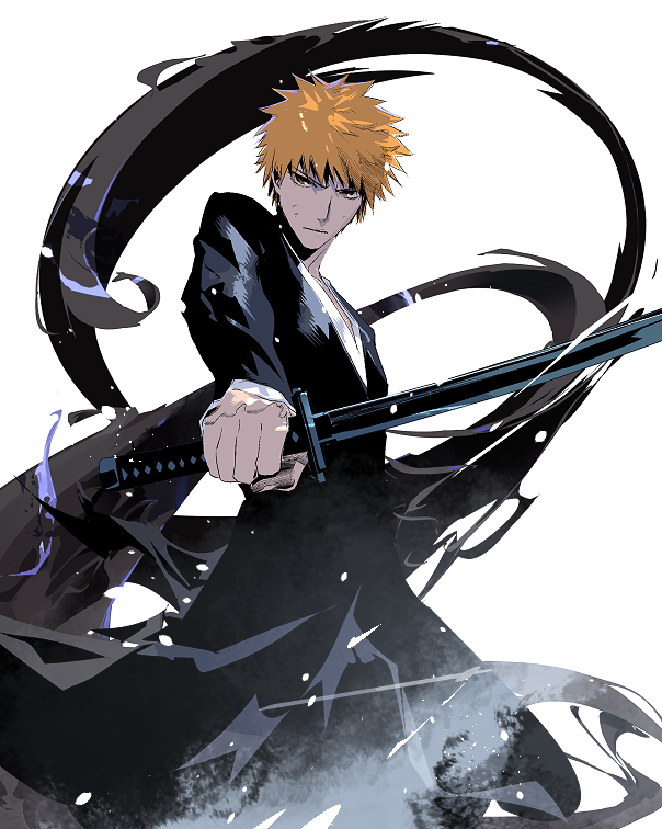 The Big ImageBoard (TBIB) - 1boy bankai black kimono bleach cofffee ...