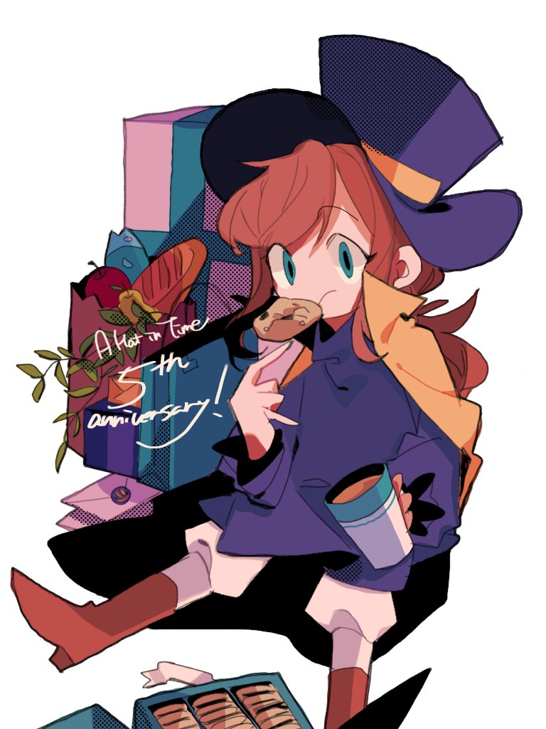 The Big ImageBoard (TBIB) - 1girl a hat in time anniversary blue ...
