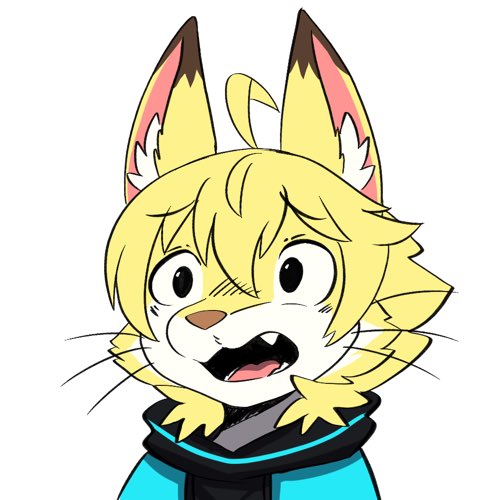 The Big ImageBoard (TBIB) - 1:1 anthro black clothing black topwear blonde hair blue clothing ...