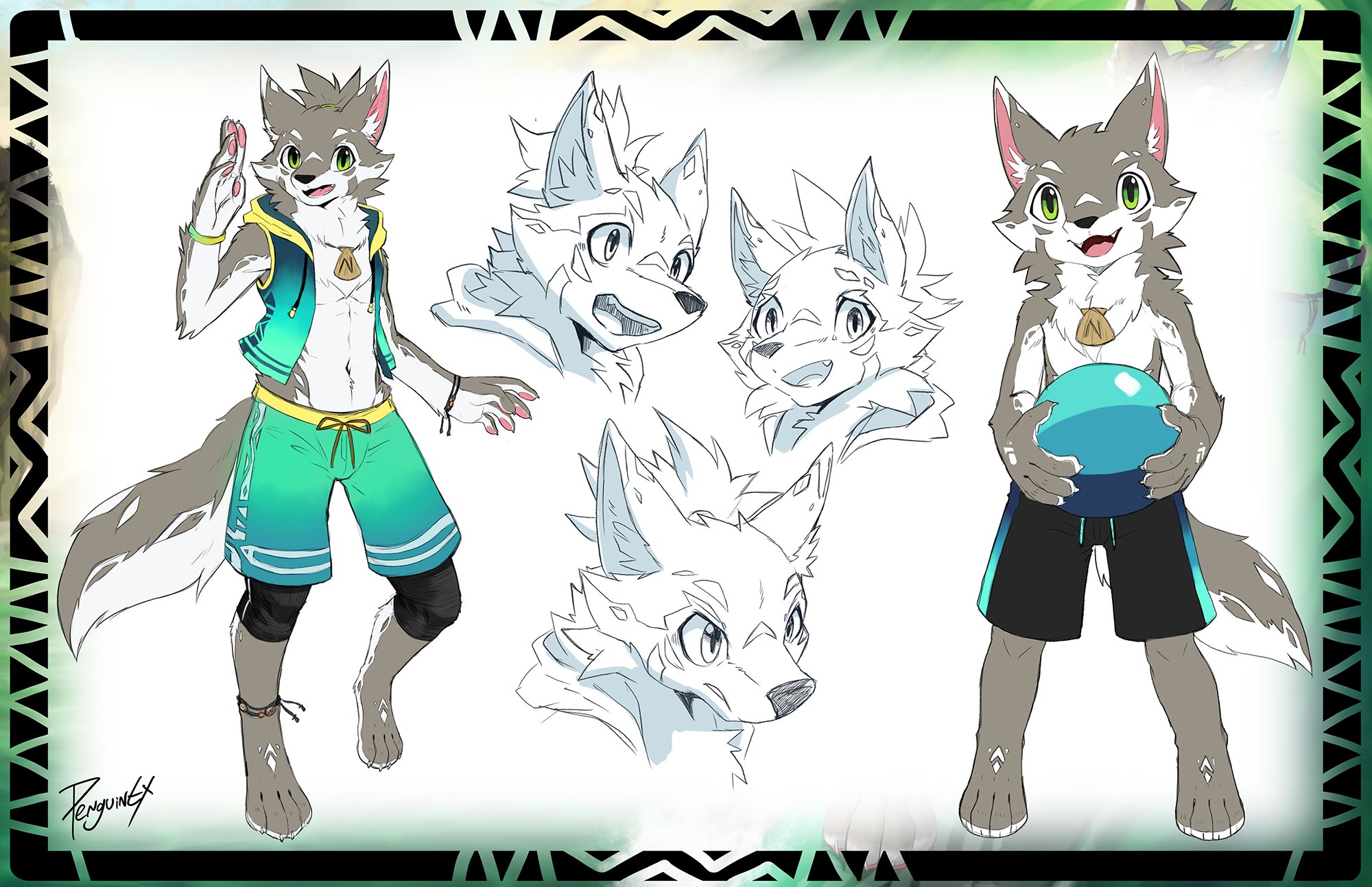 The Big ImageBoard (TBIB) - anthro arm tuft ball black bottomwear black clothing black pants ...