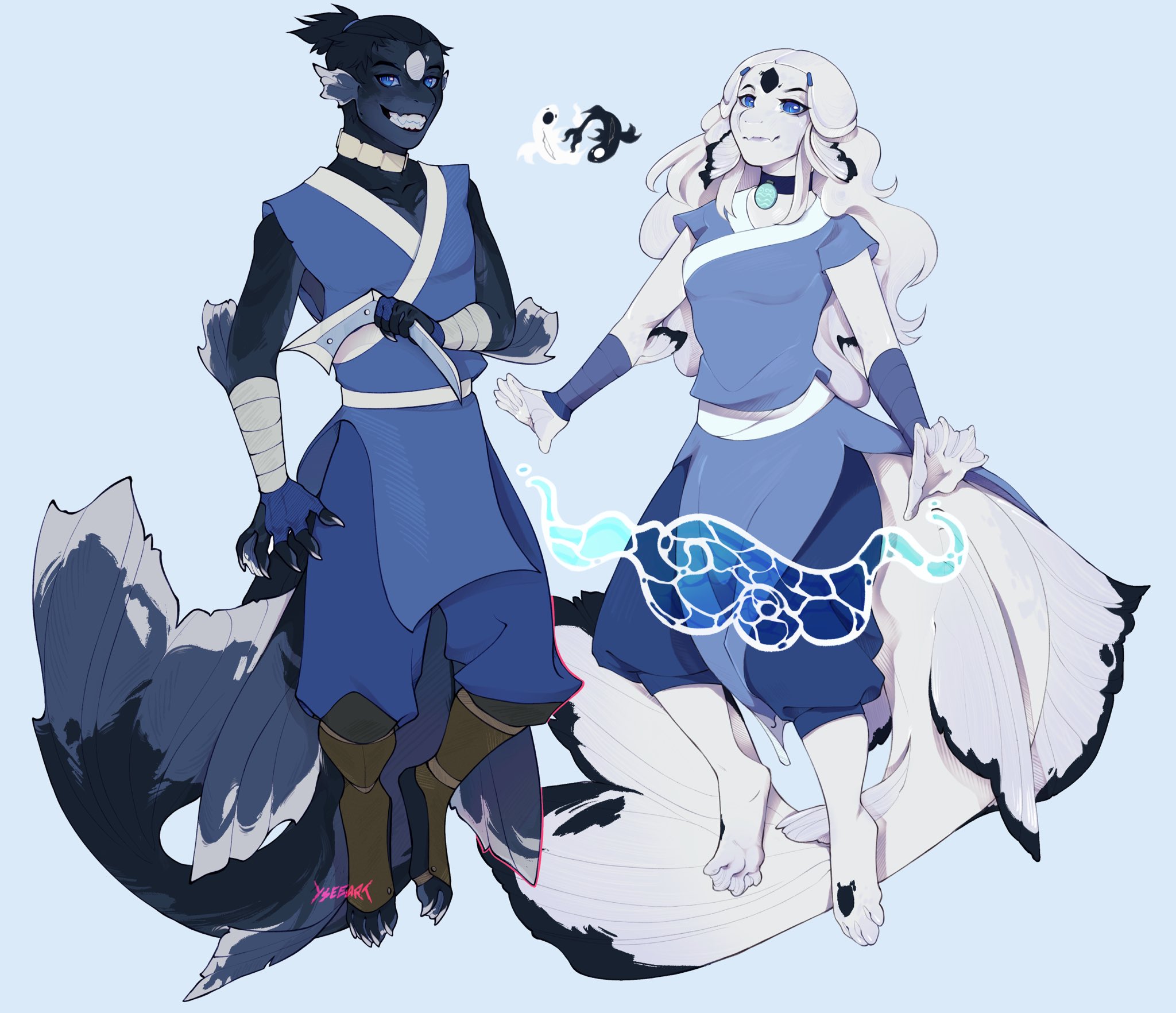 The Big ImageBoard (TBIB) - anthro avatar: the last airbender black hair blue eyes boomerang ...