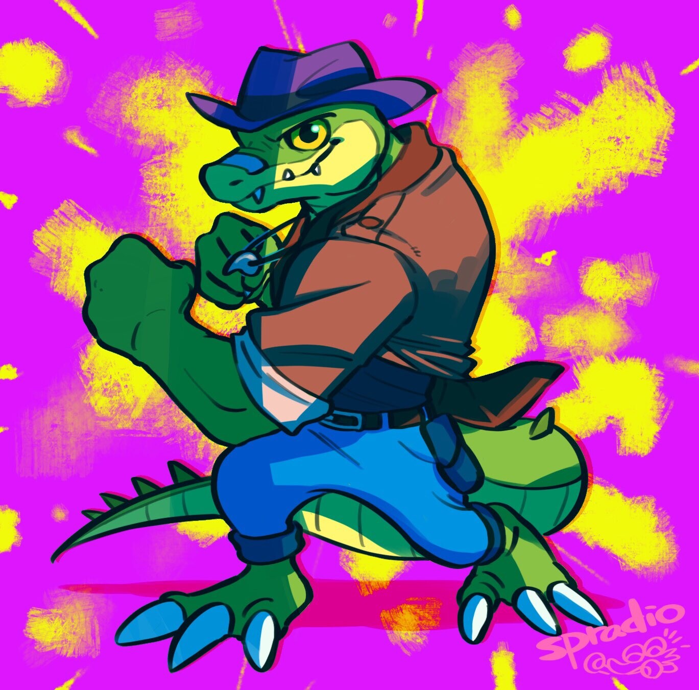 The Big ImageBoard (TBIB) - 2022 alligator alligatorid anthro biped bottomwear brok (character ...