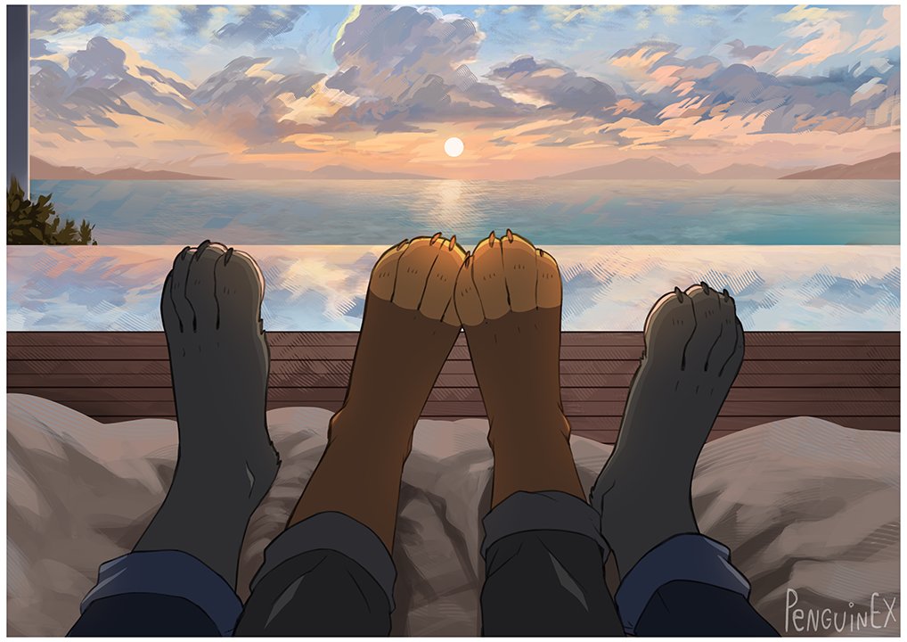 The Big ImageBoard (TBIB) - ambiguous gender anthro bedding black bottomwear black claws black ...