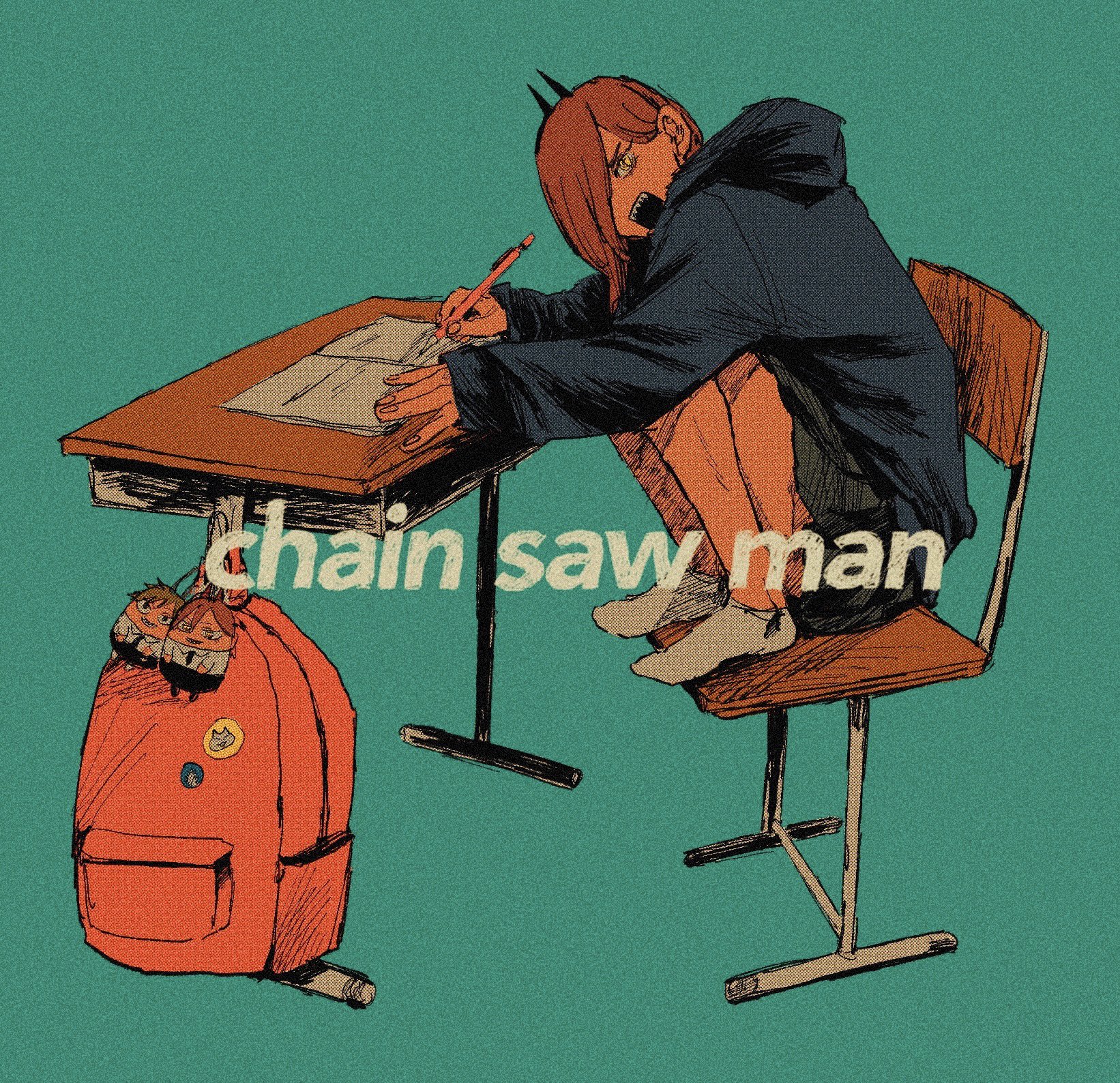 The Big ImageBoard (TBIB) - 1boy 1girl bag black necktie blonde hair ...