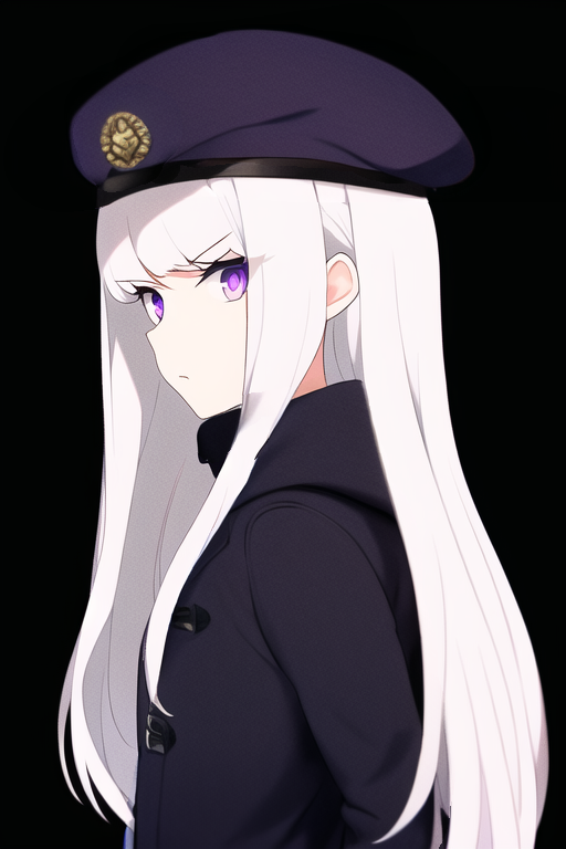 The Big Imageboard Tbib 1girl Ai Generated Annoyed Bangs Beret