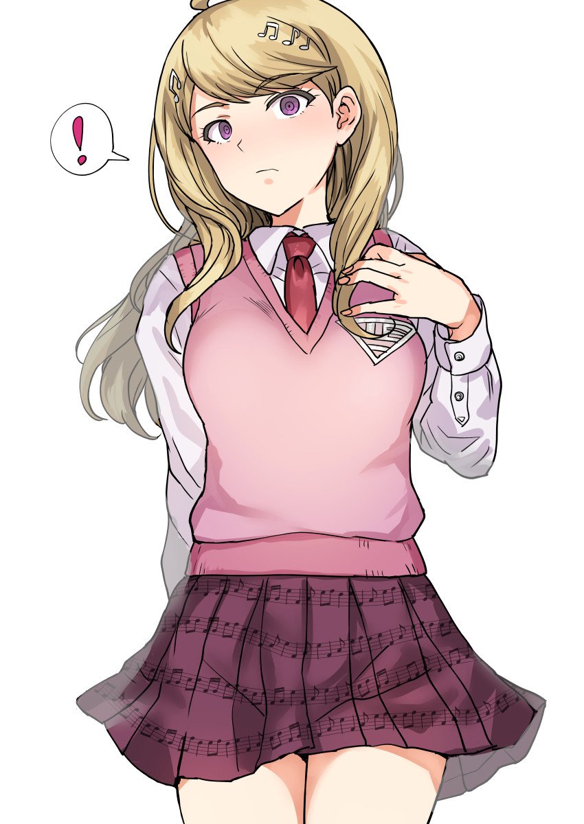 The Big Imageboard Tbib 1girl Ahoge Akamatsu Kaede Blonde